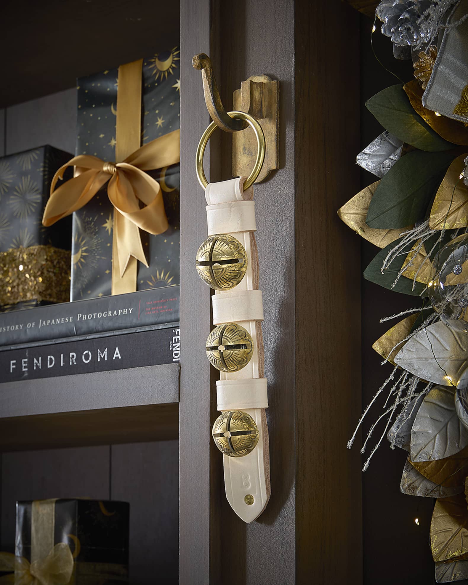 Belsnickel 3 Solid Brass Bells in Ivory | Neiman Marcus