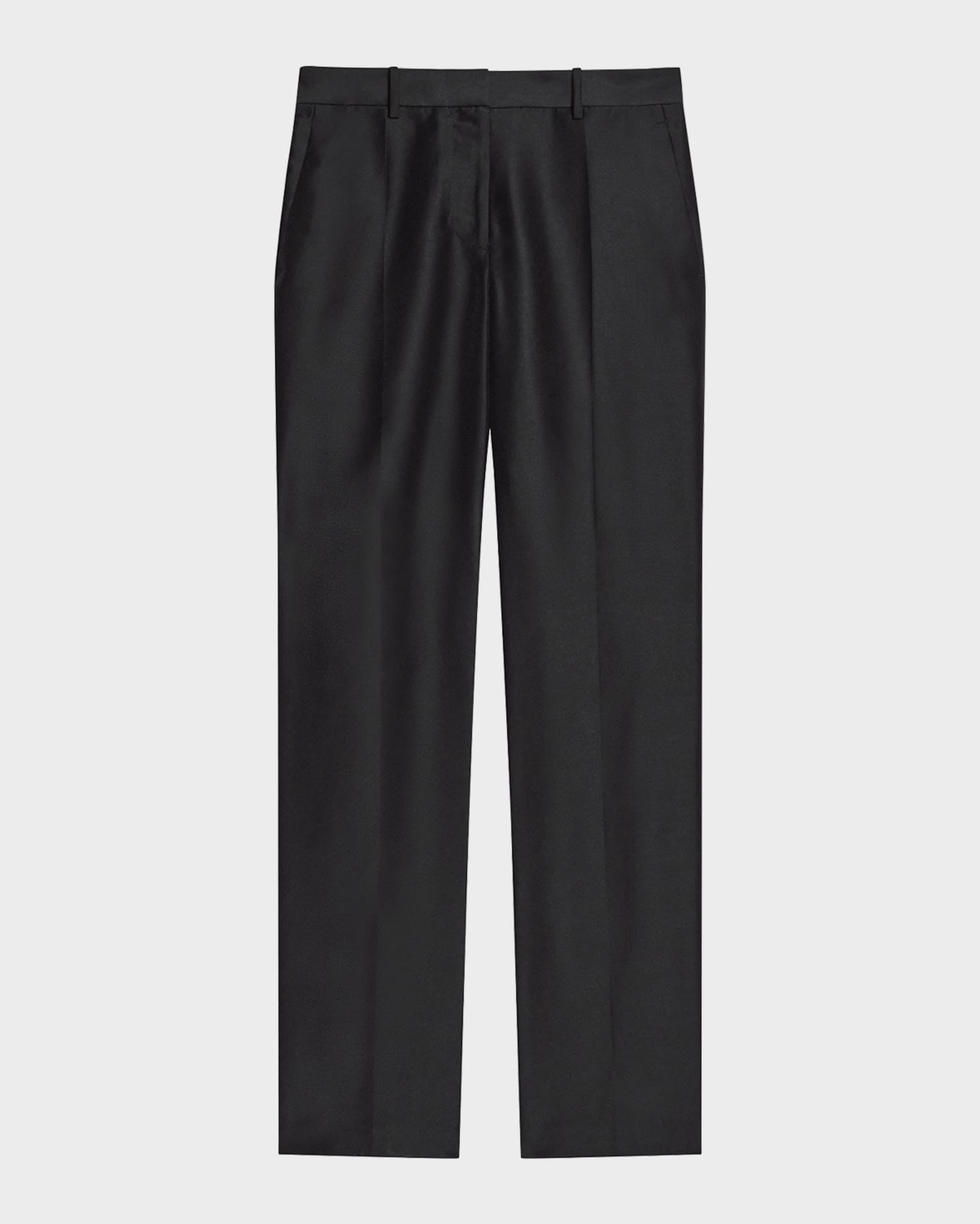 Helmut Lang Sheer Straight-Leg Trousers | Neiman Marcus