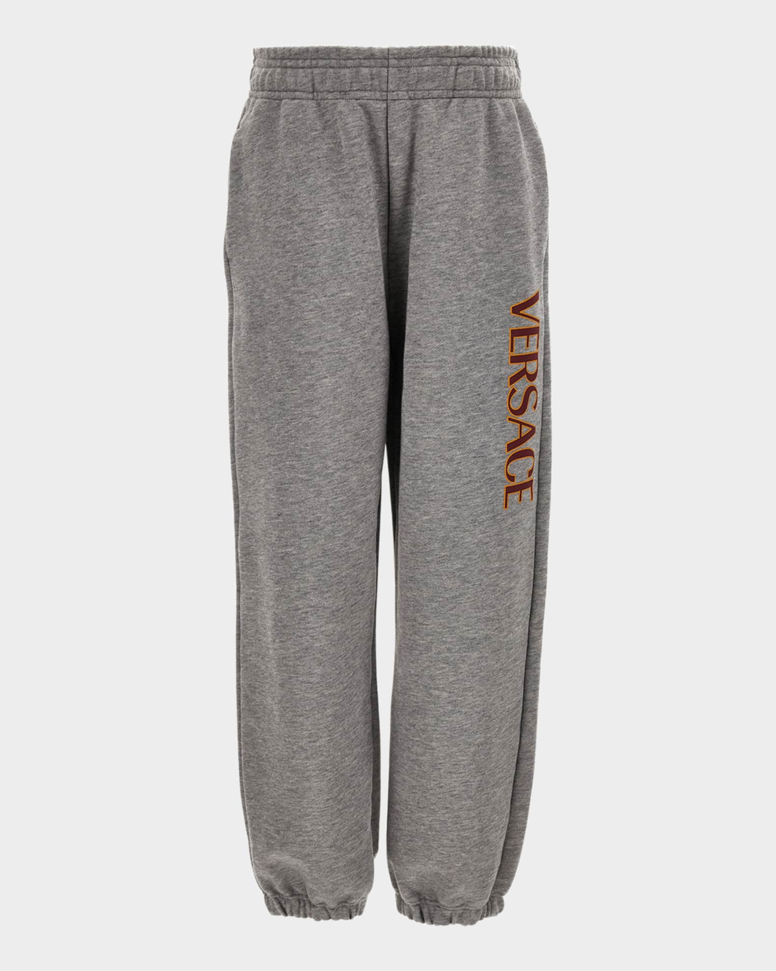 Versace Boy's Logo-Print Melange Fleece Sweatpants, Size 6-14 | Neiman ...