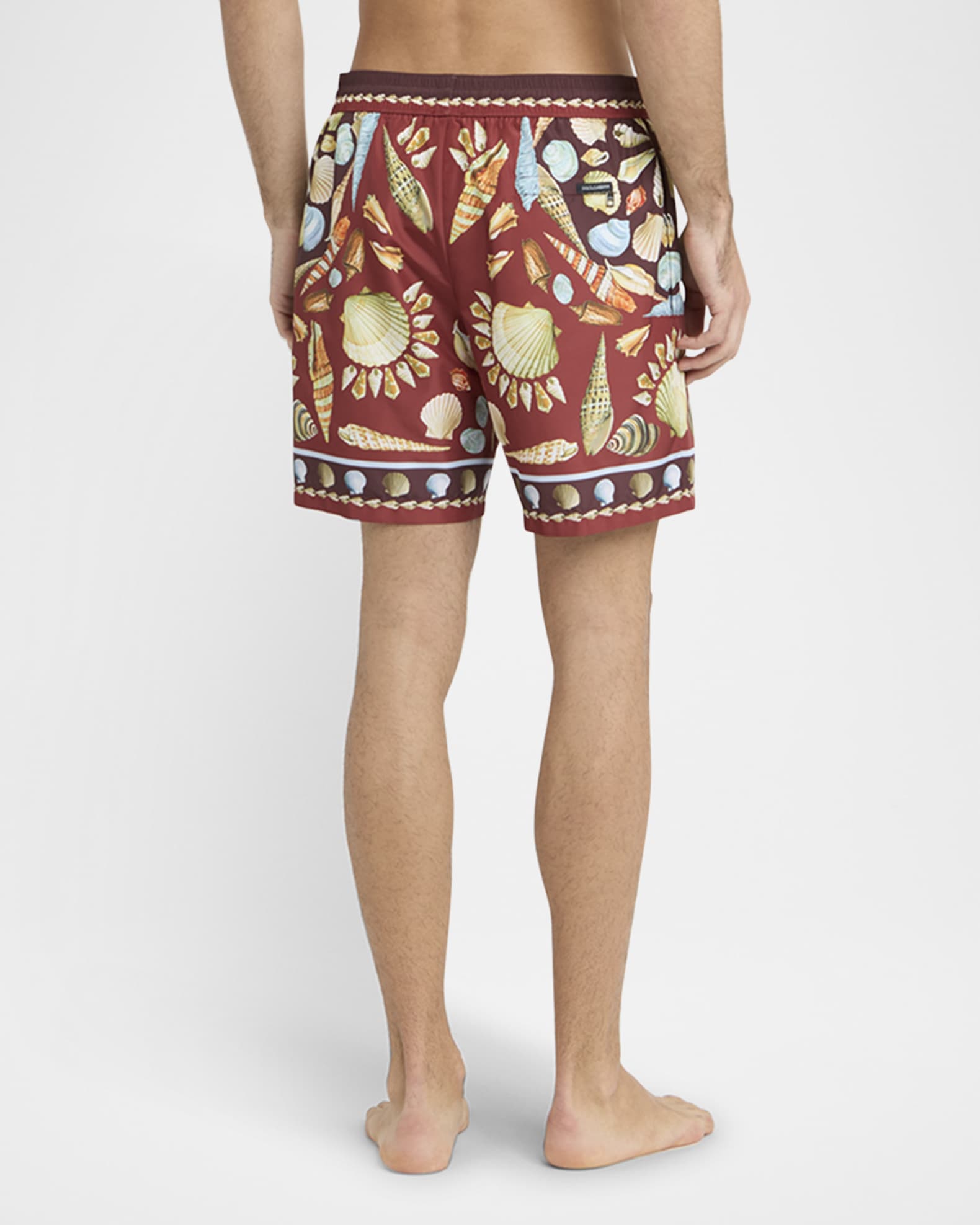 Dolce&Gabbana Men's Costiera Swim Trunks | Neiman Marcus