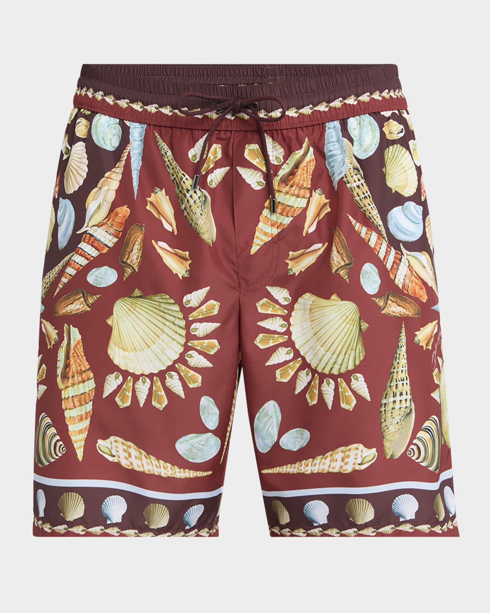 Dolce&Gabbana Men's Costiera Swim Trunks | Neiman Marcus