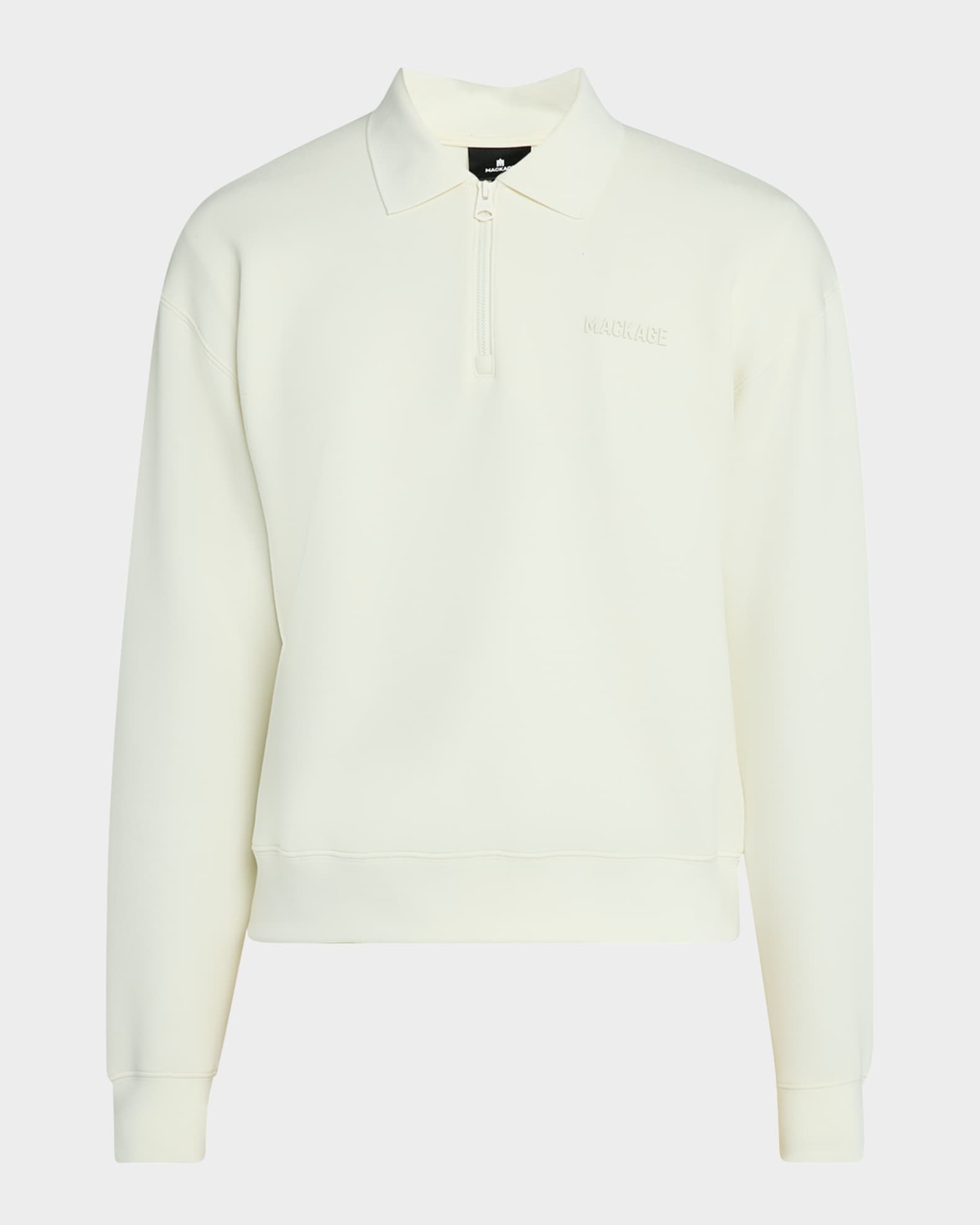 Mackage Men's Felix Quarter-Zip Sweater | Neiman Marcus