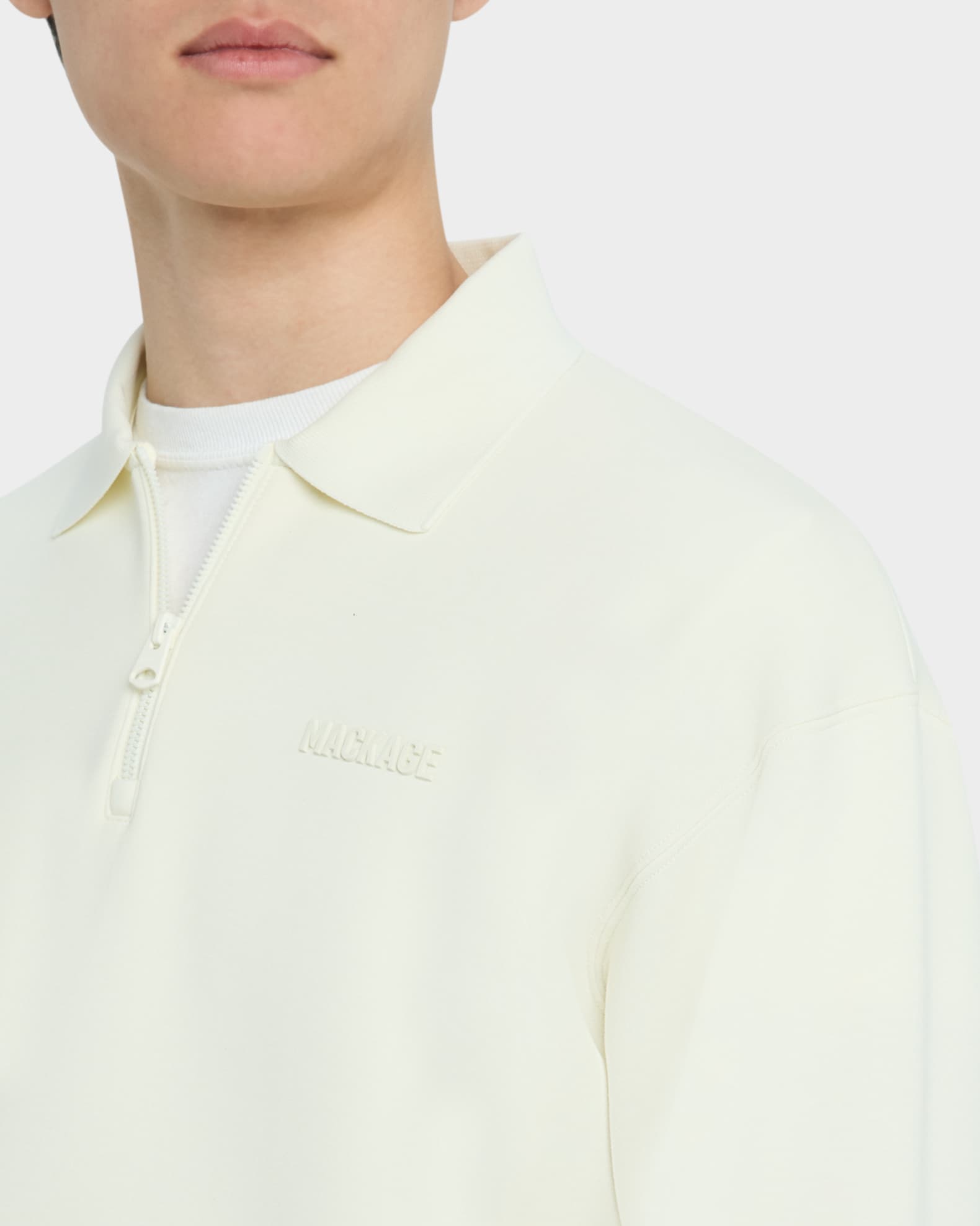 Mackage Men's Felix Quarter-Zip Sweater | Neiman Marcus