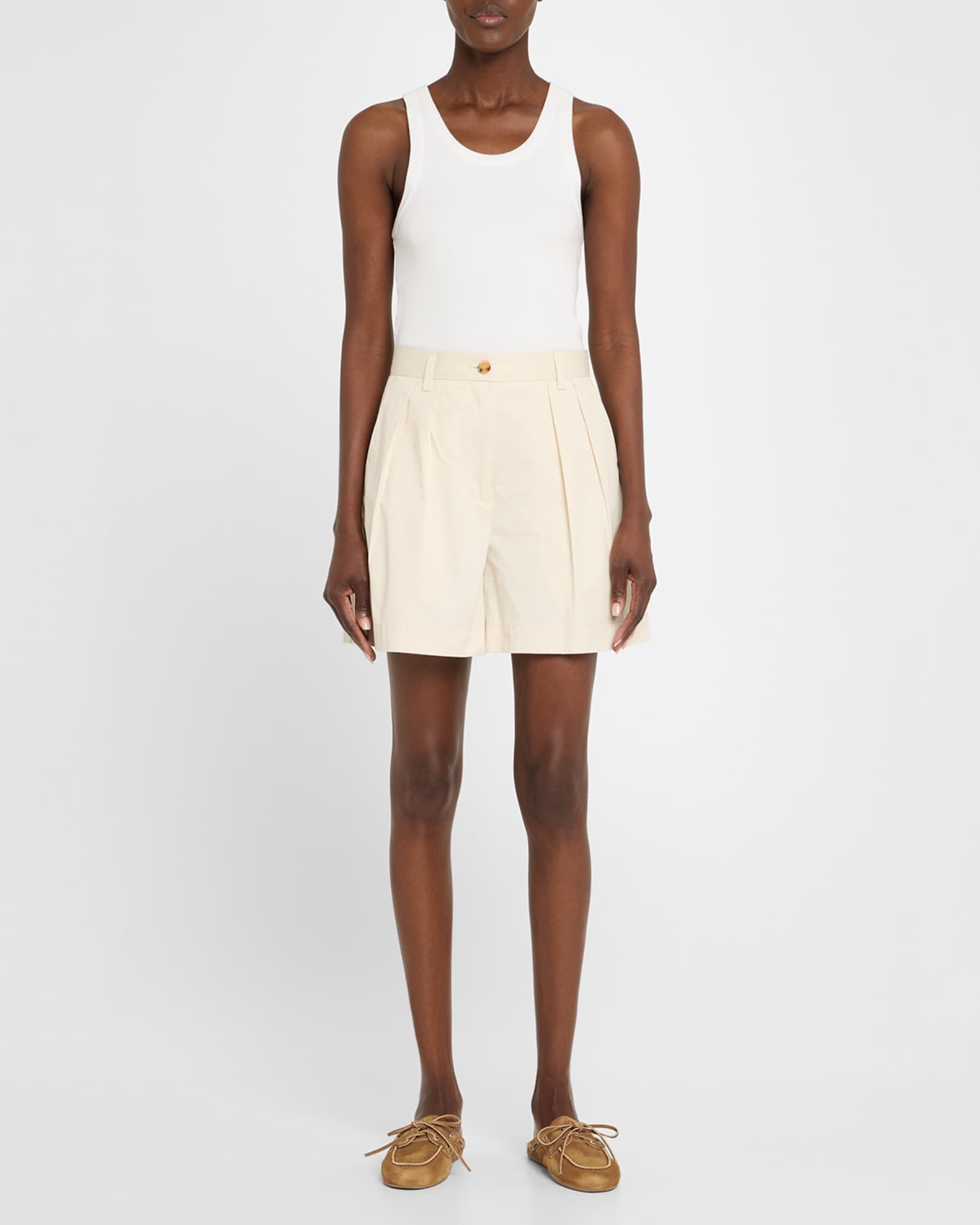 Miu Miu Suede Boat Mules | Neiman Marcus