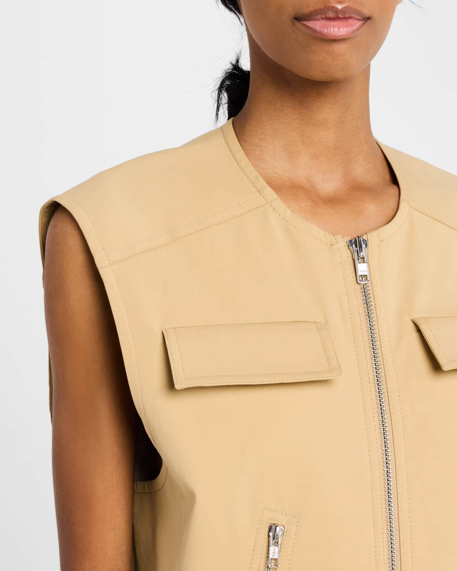 A.L.C. Cal Sleeveless Utility Jacket | Neiman Marcus