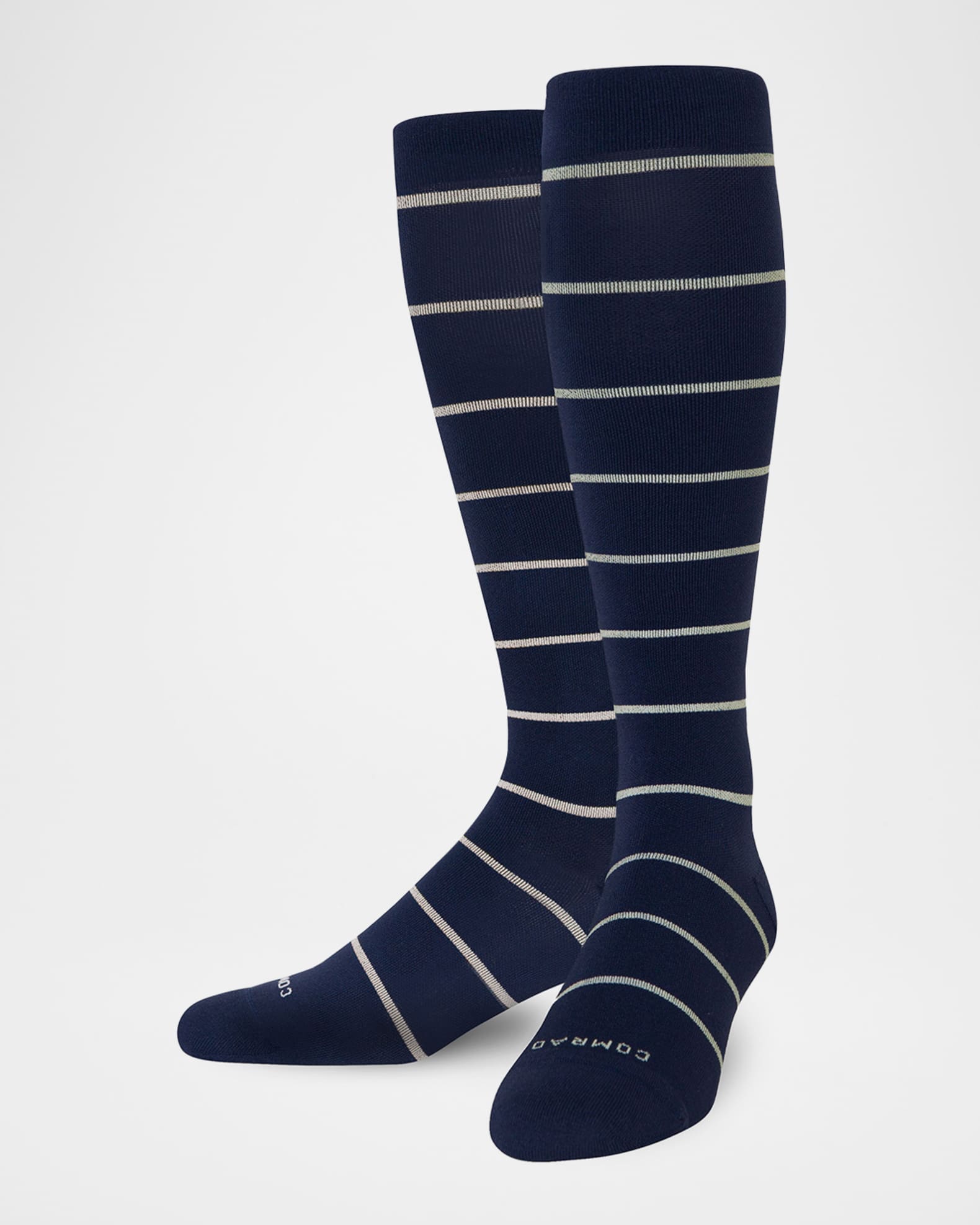 Comrad Men's Stripe Knee-High Compression Socks | Neiman Marcus