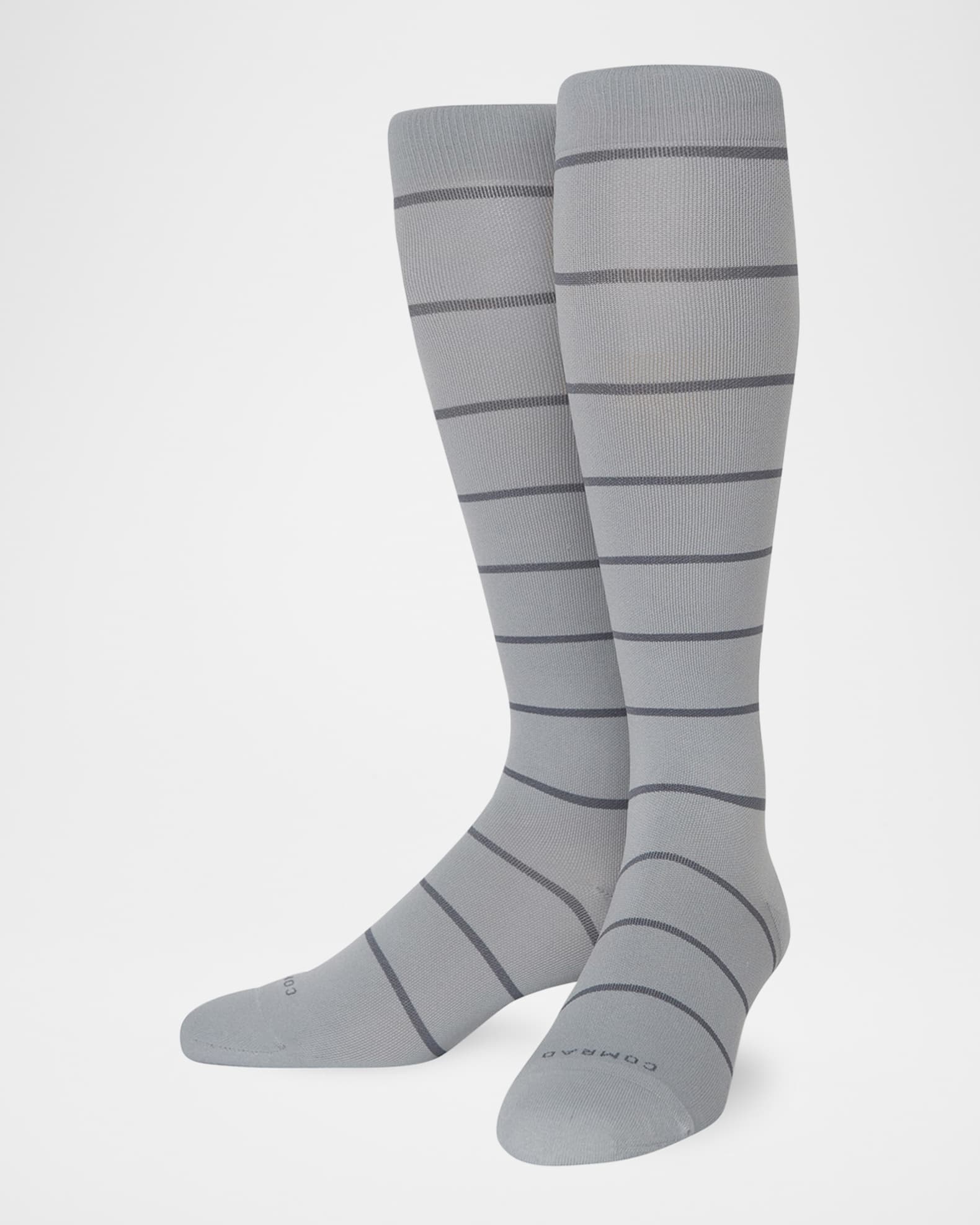 Comrad Men's Stripe Knee-High Compression Socks | Neiman Marcus