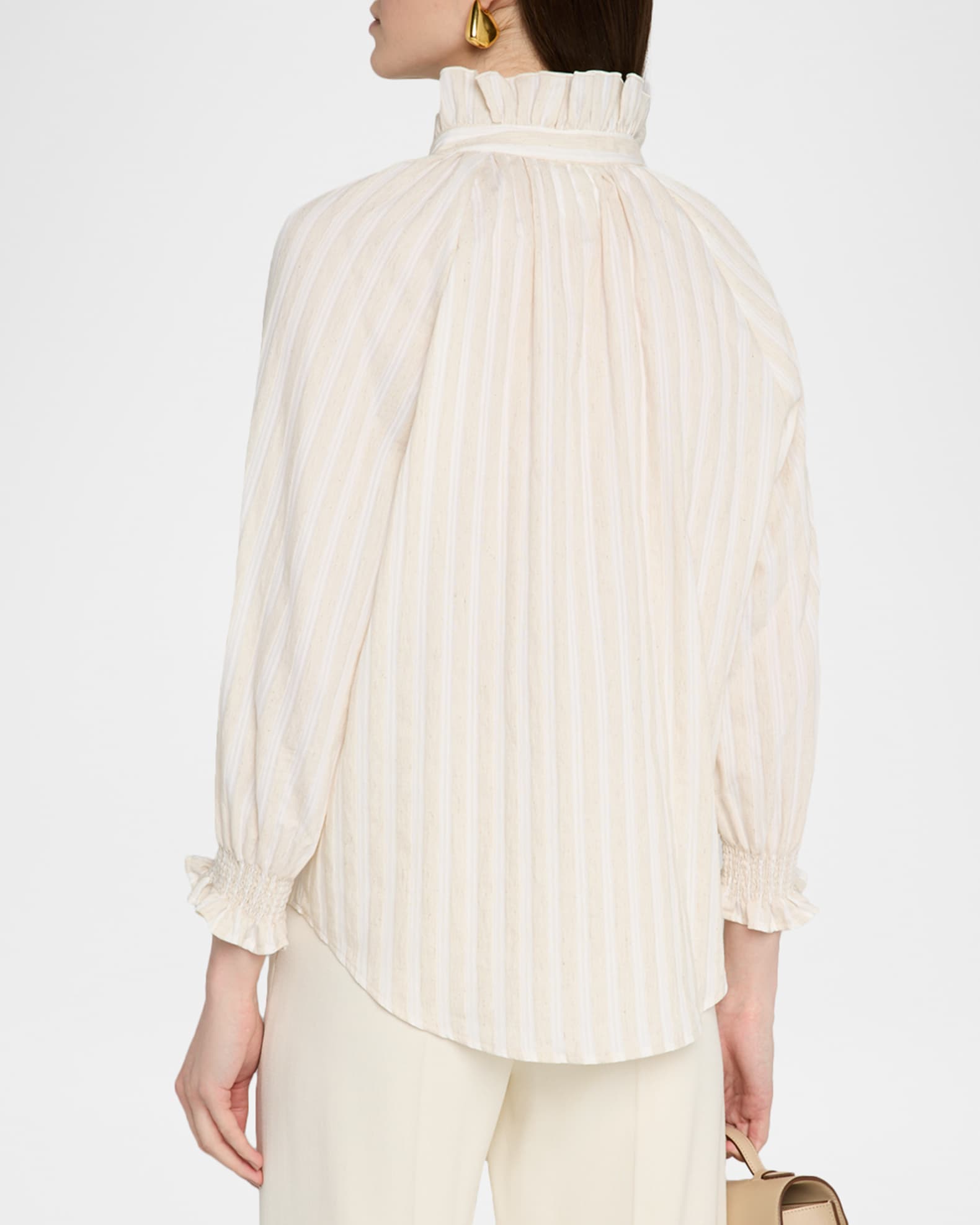 Finley Fiona Striped Button-Down Shirt | Neiman Marcus