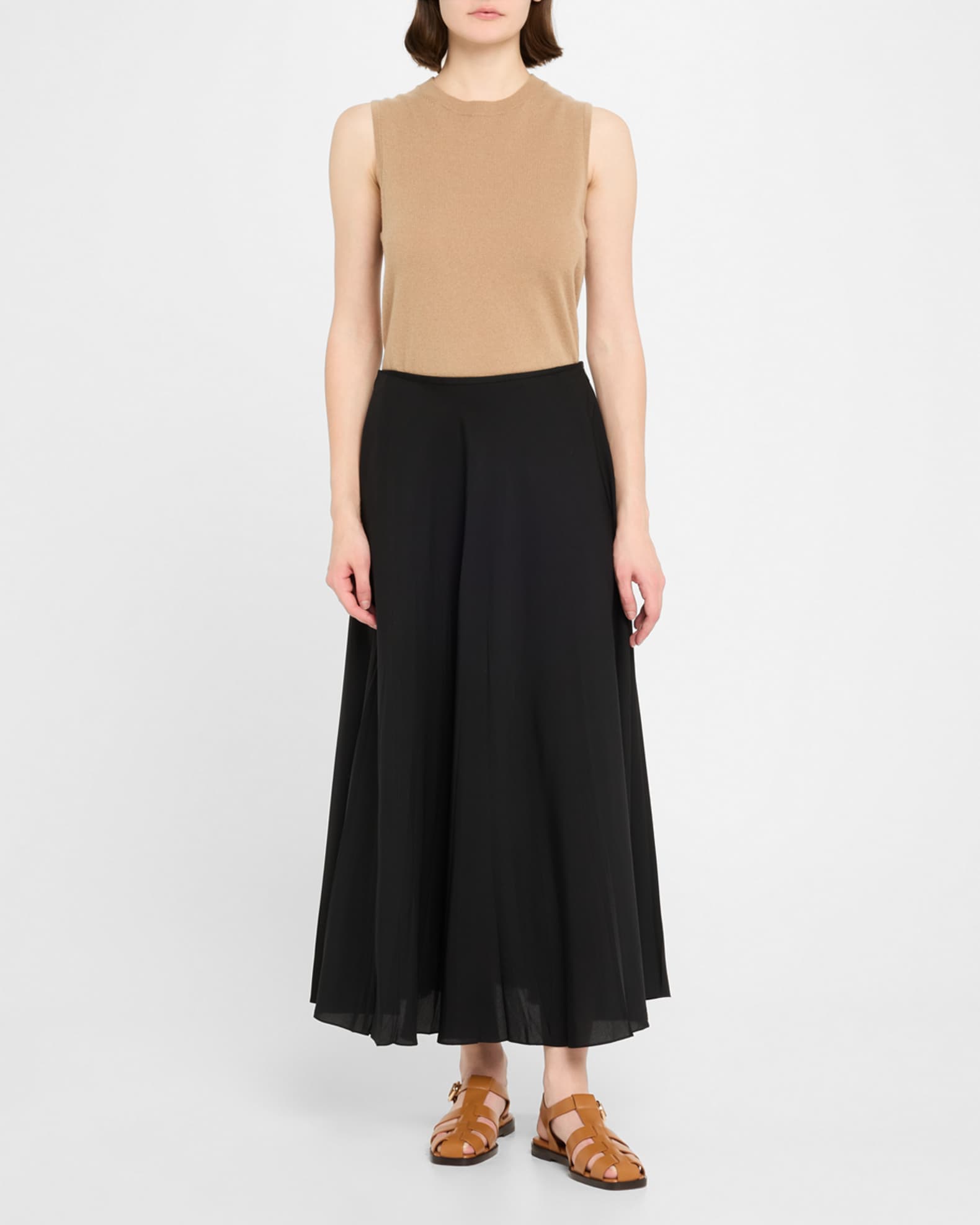 Stuart Weitzman Villa Leather Fisherman Sandals | Neiman Marcus