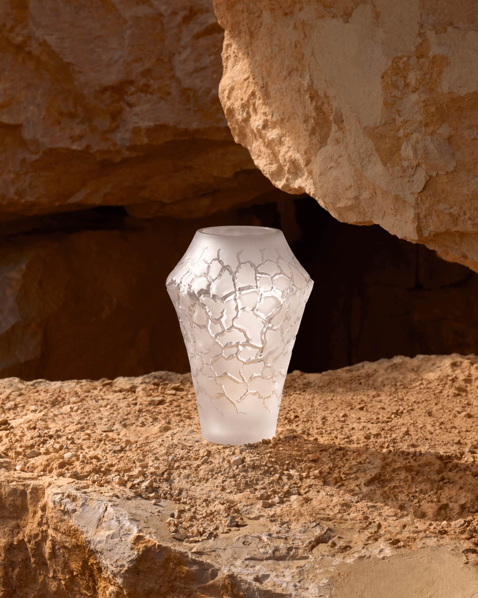 Lalique Caldera Medium Vase | Neiman Marcus