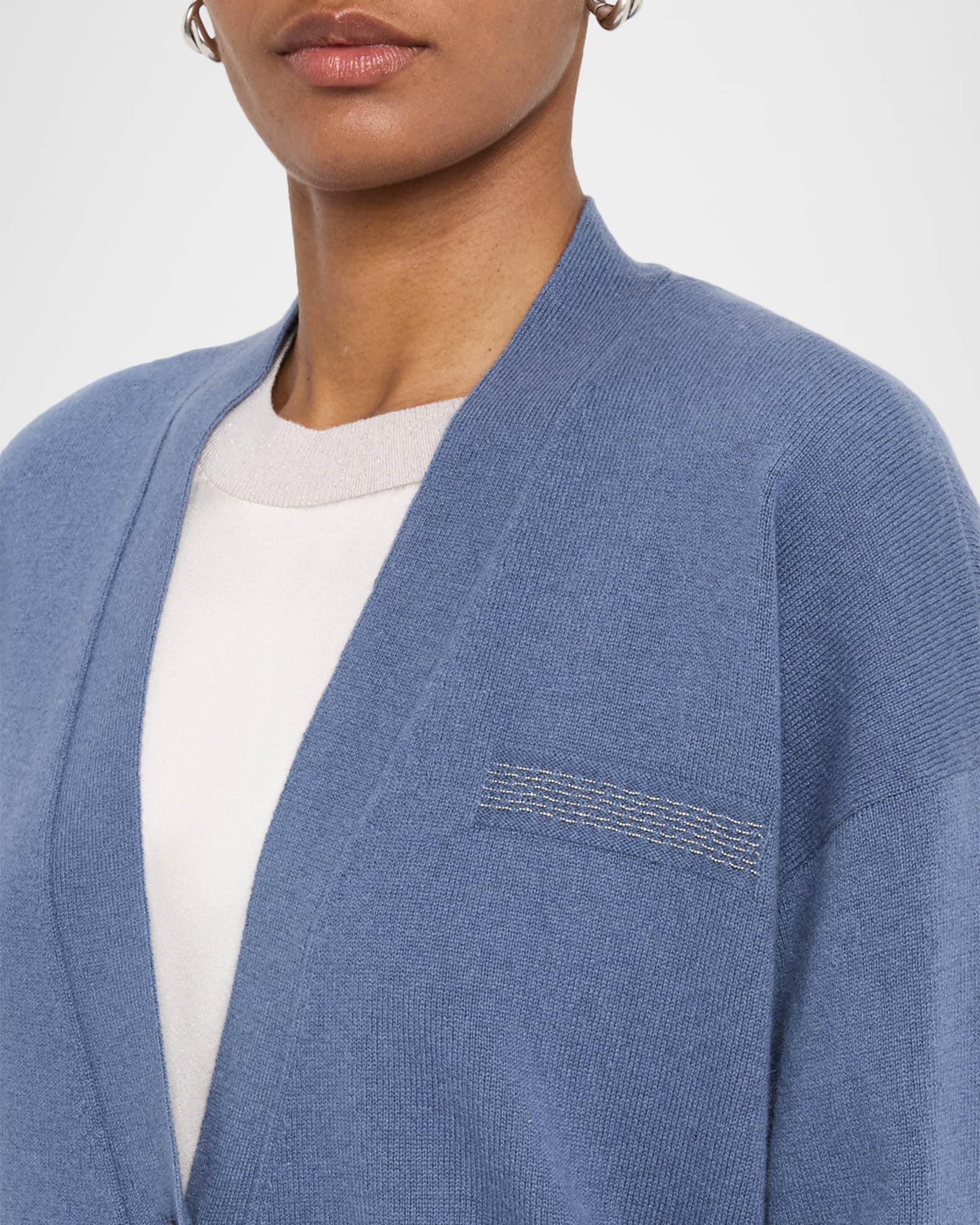 Peserico Punto Luce Button-Down Knit Cardigan | Neiman Marcus