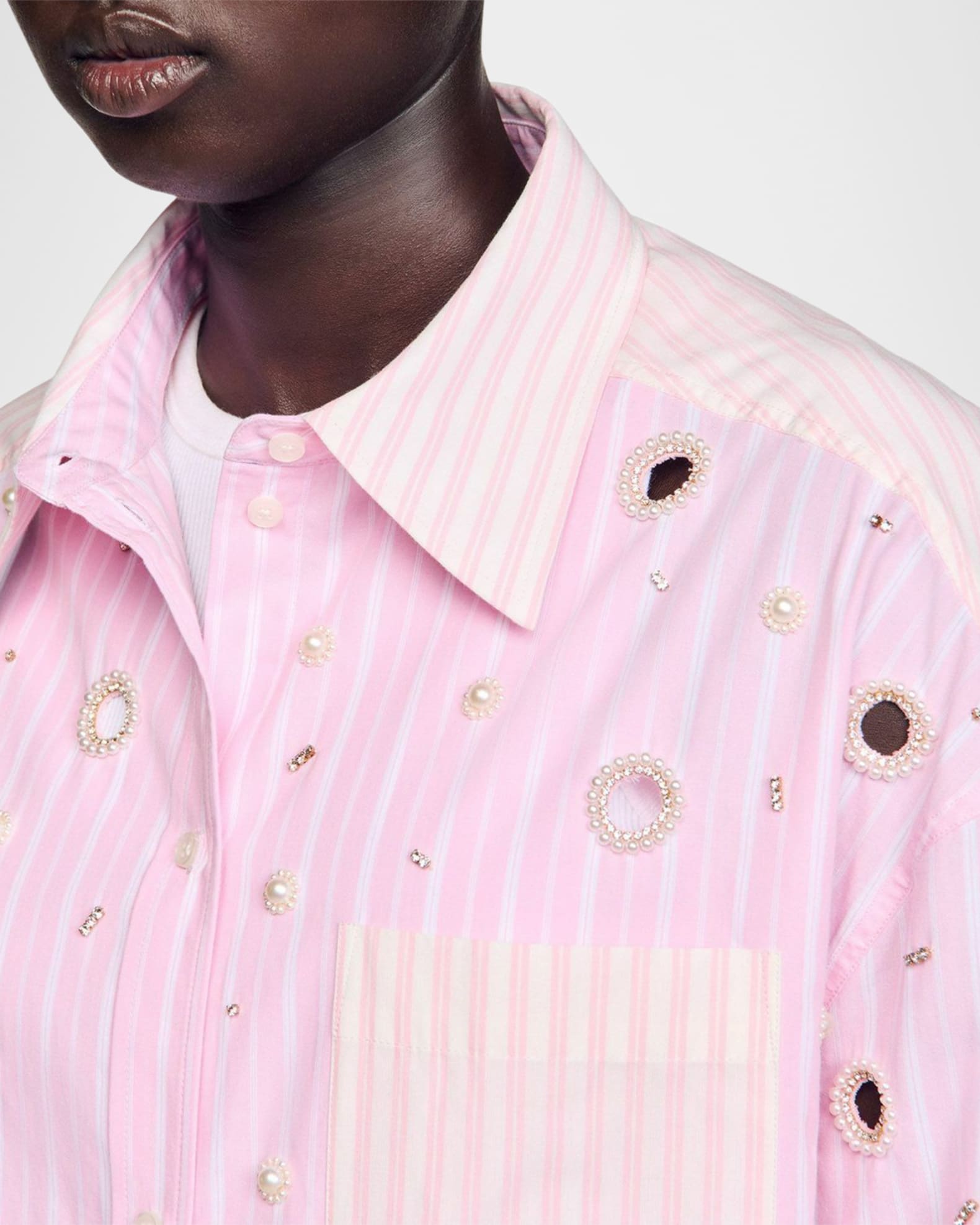 Embellished Striped Collection | Neiman Marcus