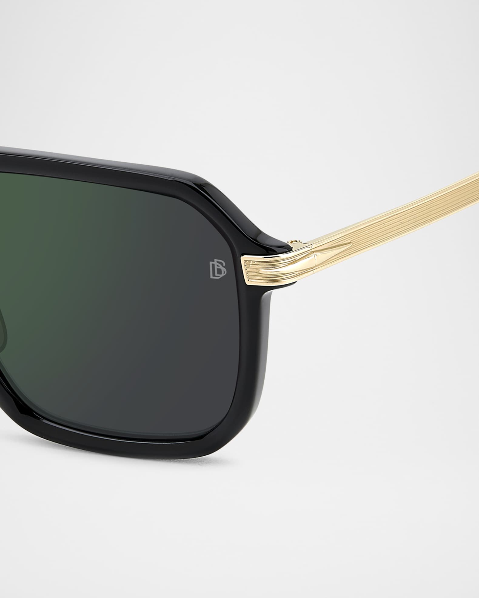 David Beckham Men's DB 7136 Acetate Rectangle Sunglasses | Neiman Marcus