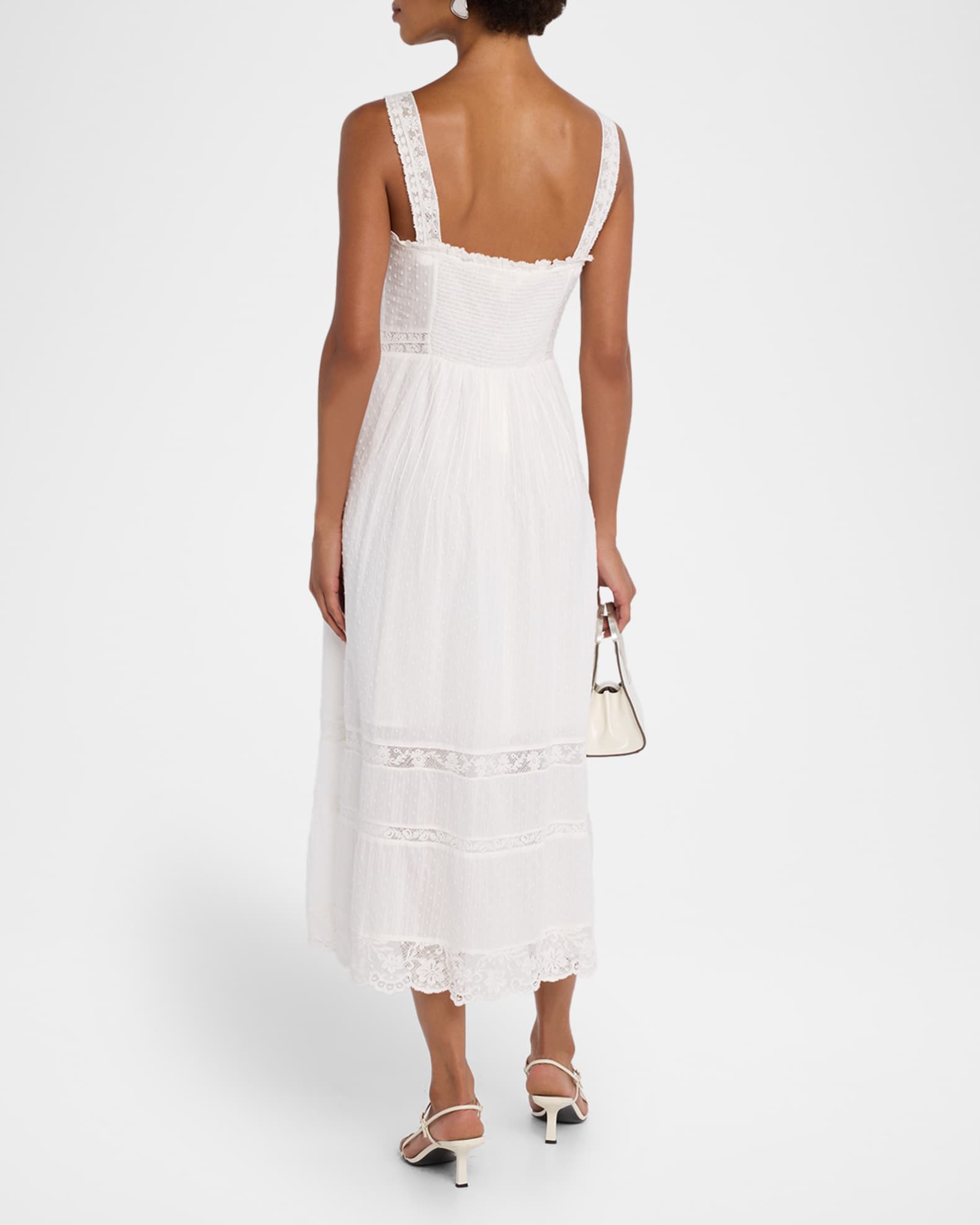 LoveShackFancy Judalon Cotton Midi Dress | Neiman Marcus