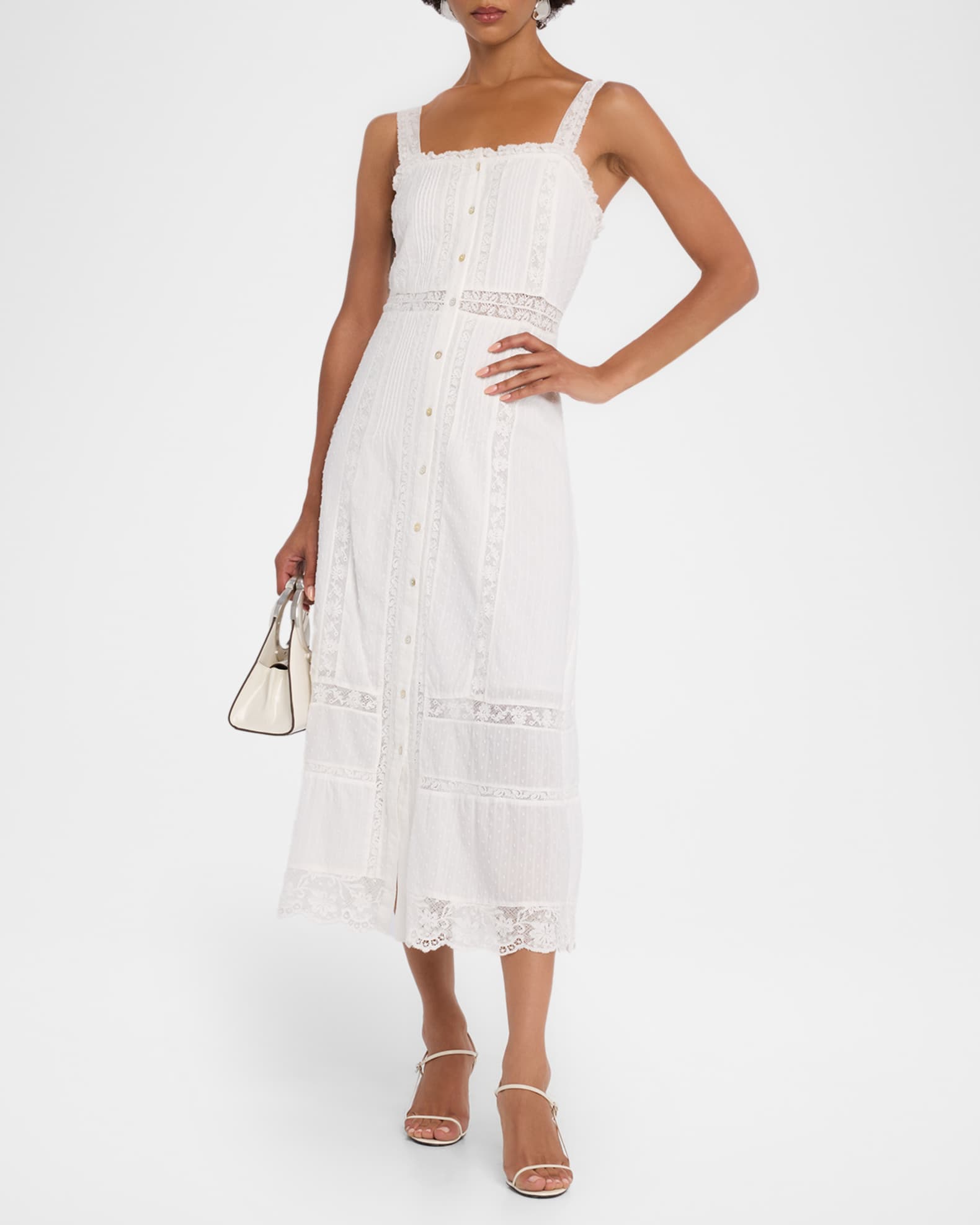 LoveShackFancy Judalon Cotton Midi Dress | Neiman Marcus