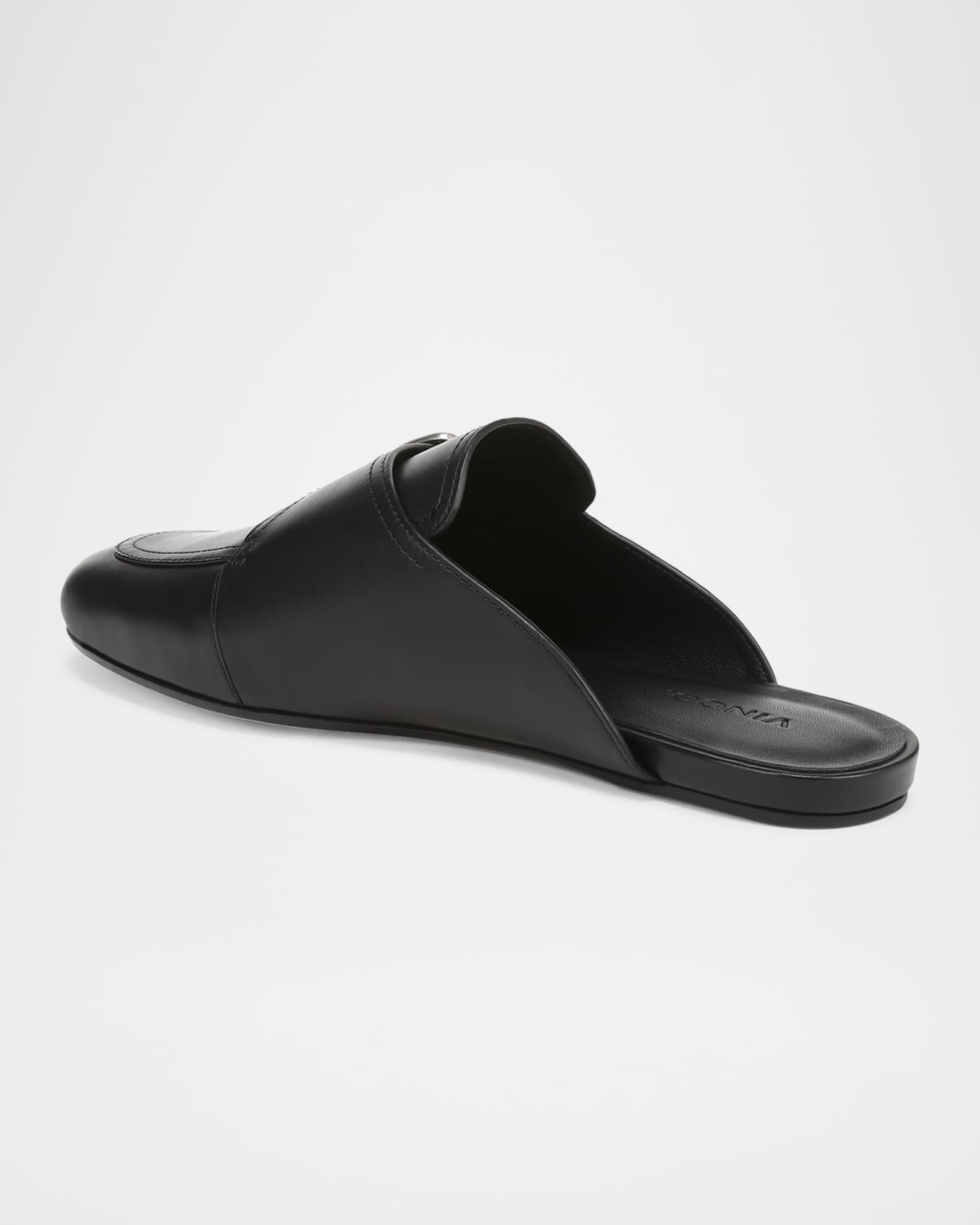 Vince Minetta Leather Buckle Mules | Neiman Marcus