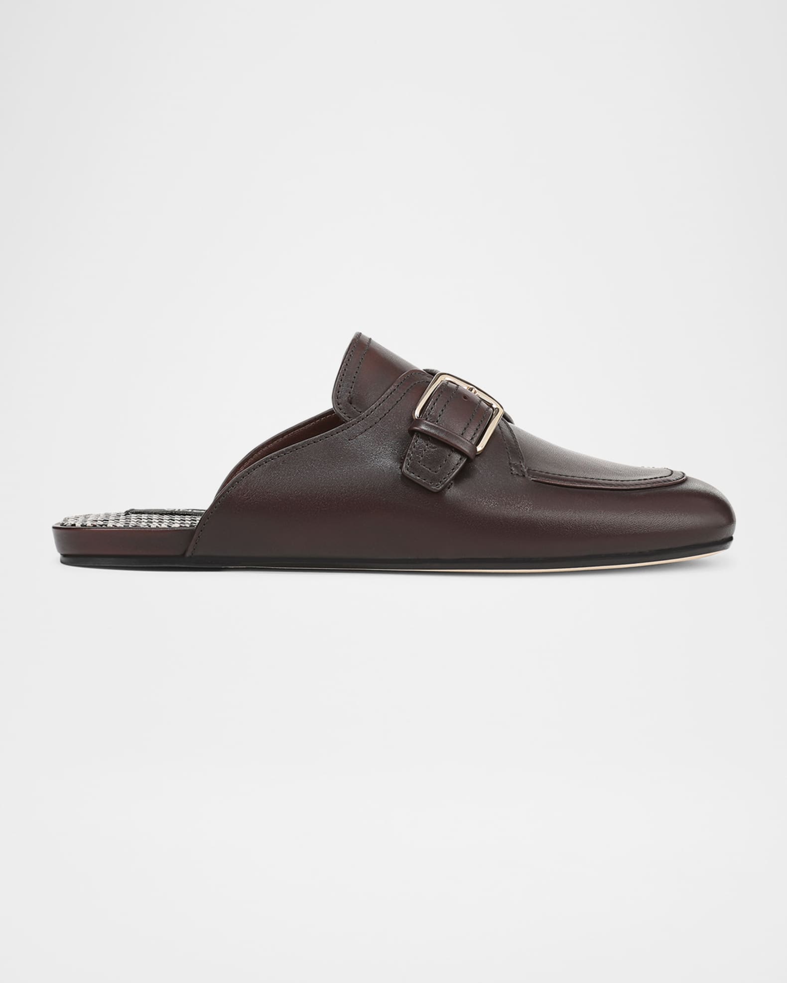 Vince Minetta Leather Buckle Mules | Neiman Marcus
