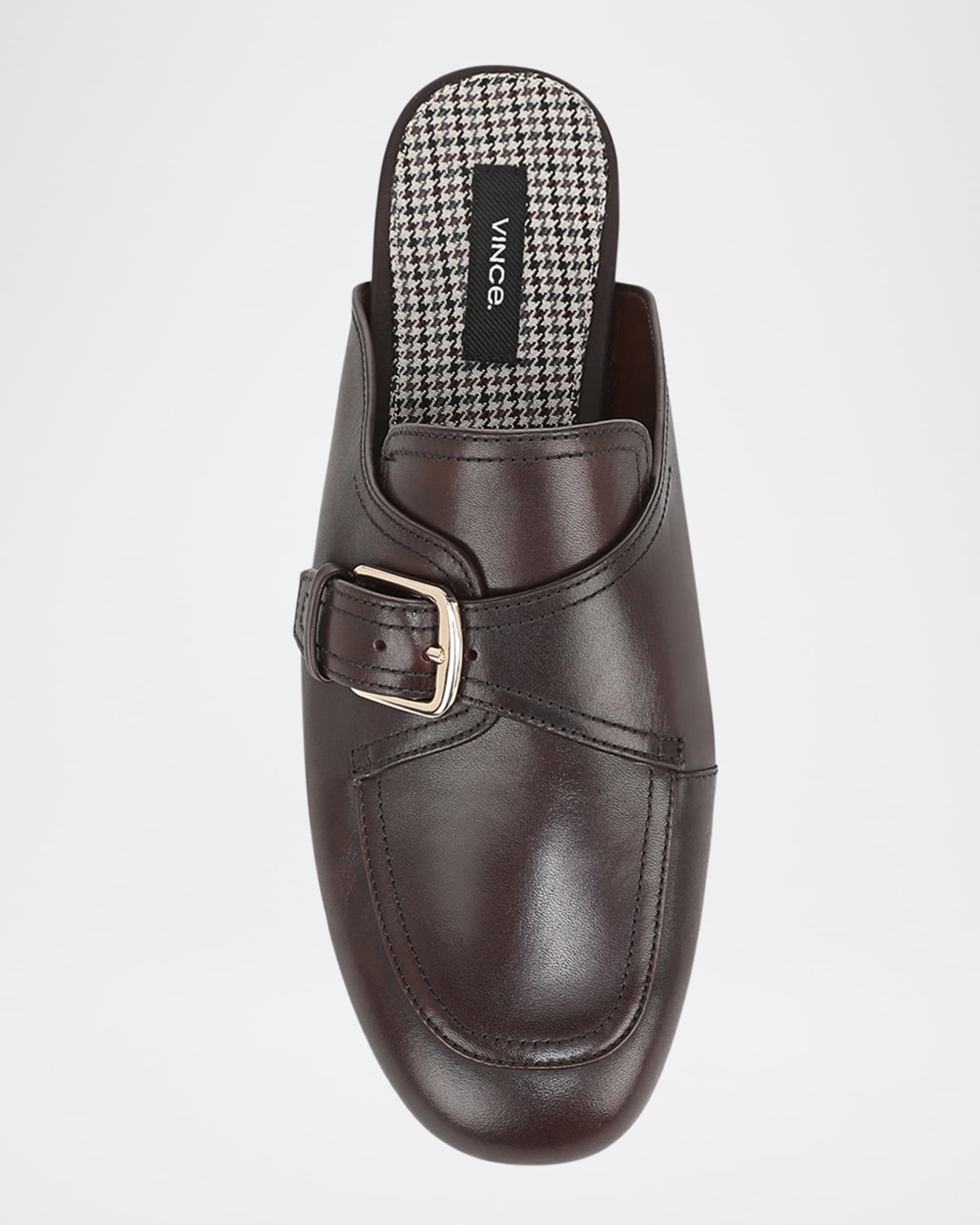 Vince Minetta Leather Buckle Mules | Neiman Marcus