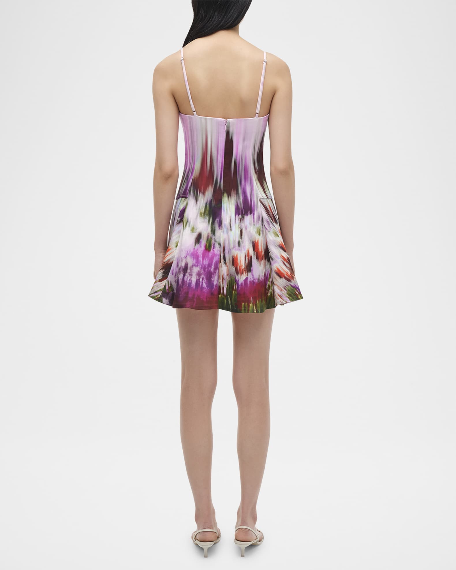 SIMKHAI Judie Fit-&-Flare Mini Dress | Neiman Marcus