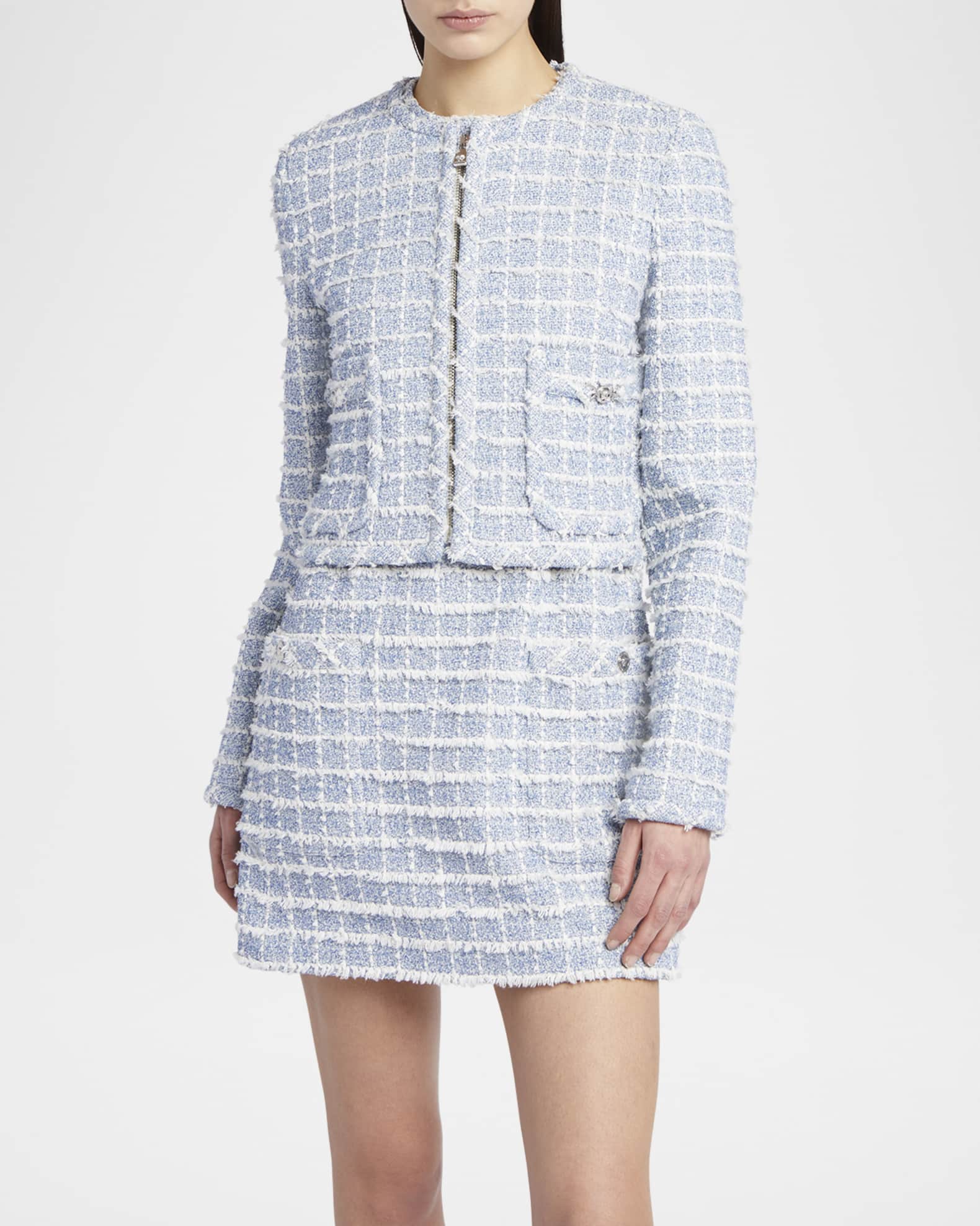 Windowpane Tweed Collection | Neiman Marcus