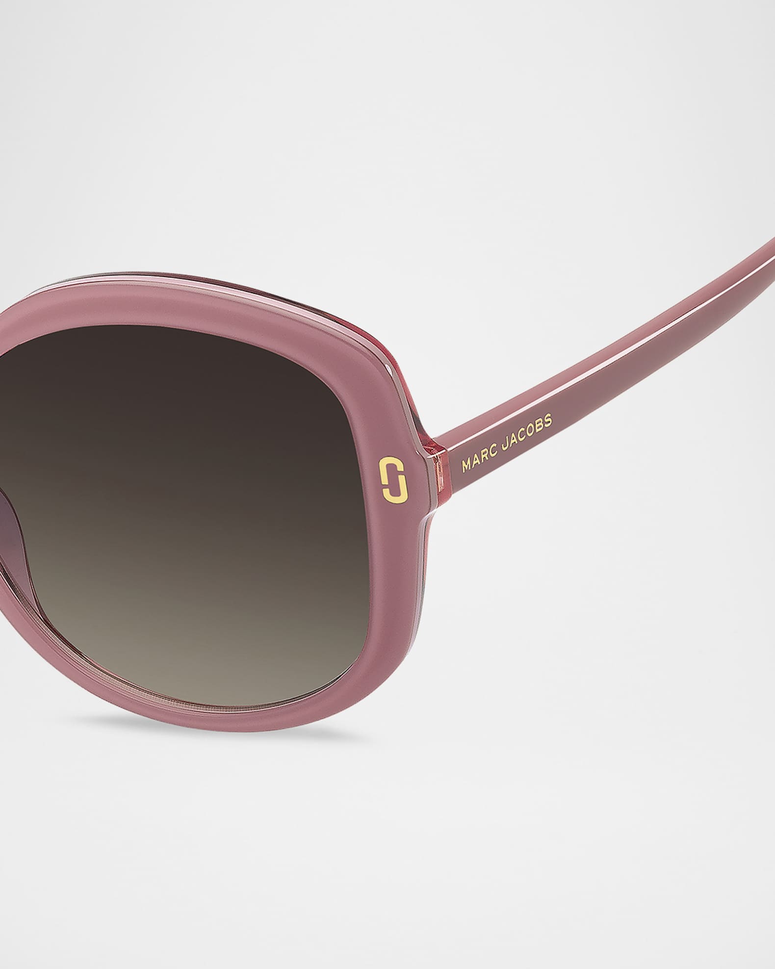 Marc Jacobs Round Acetate Sunglasses | Neiman Marcus