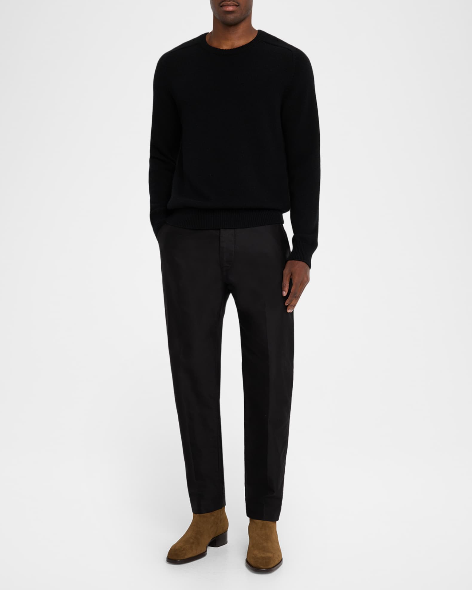 Dolce&Gabbana Men's Leather DG-Backstay Zip Ankle Boots | Neiman Marcus