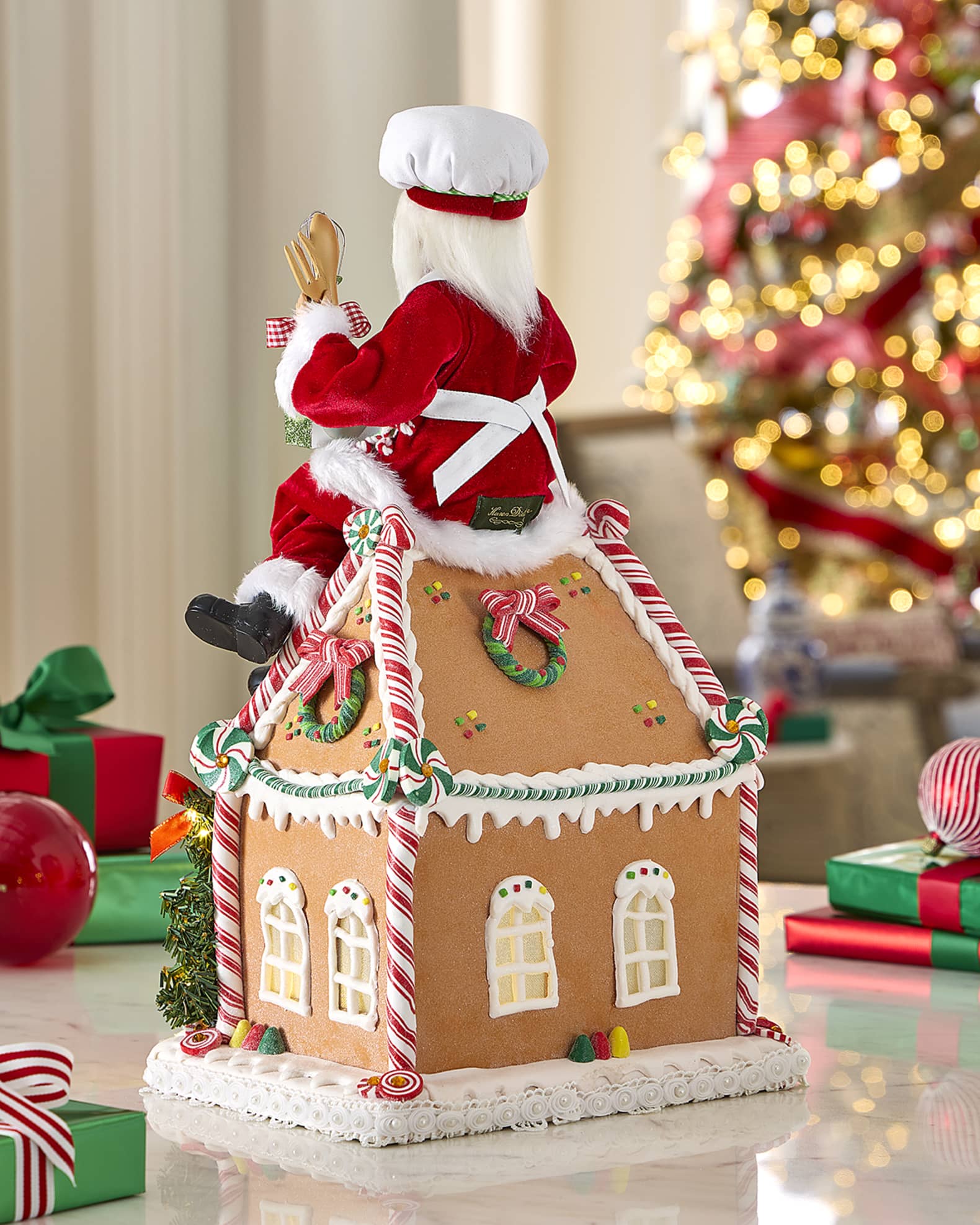 Karen Didion Originals Lighted Homemade Goodies Gingerbread House ...