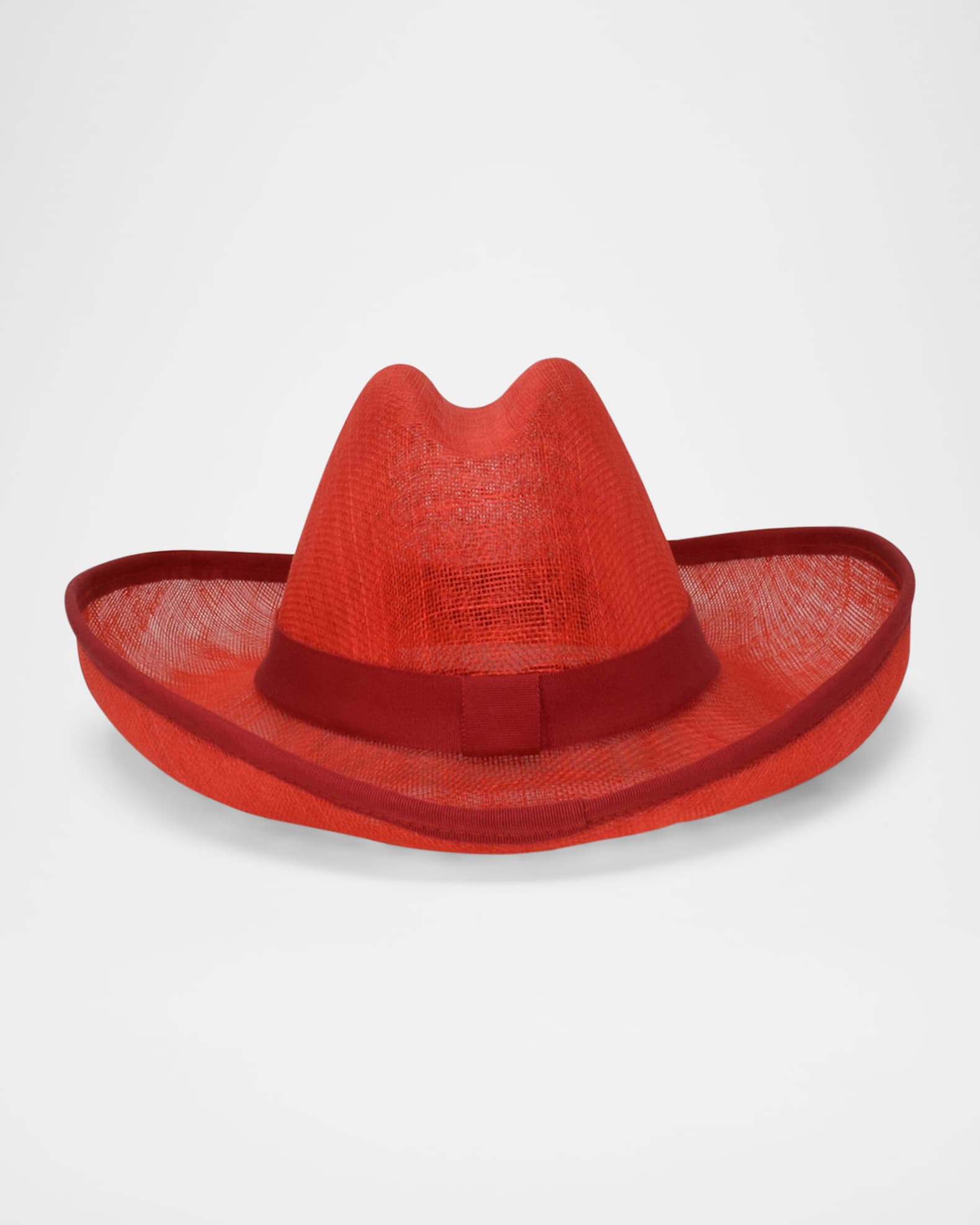 Gigi Burris Belle Mesh Cotton Fedora Hat | Neiman Marcus