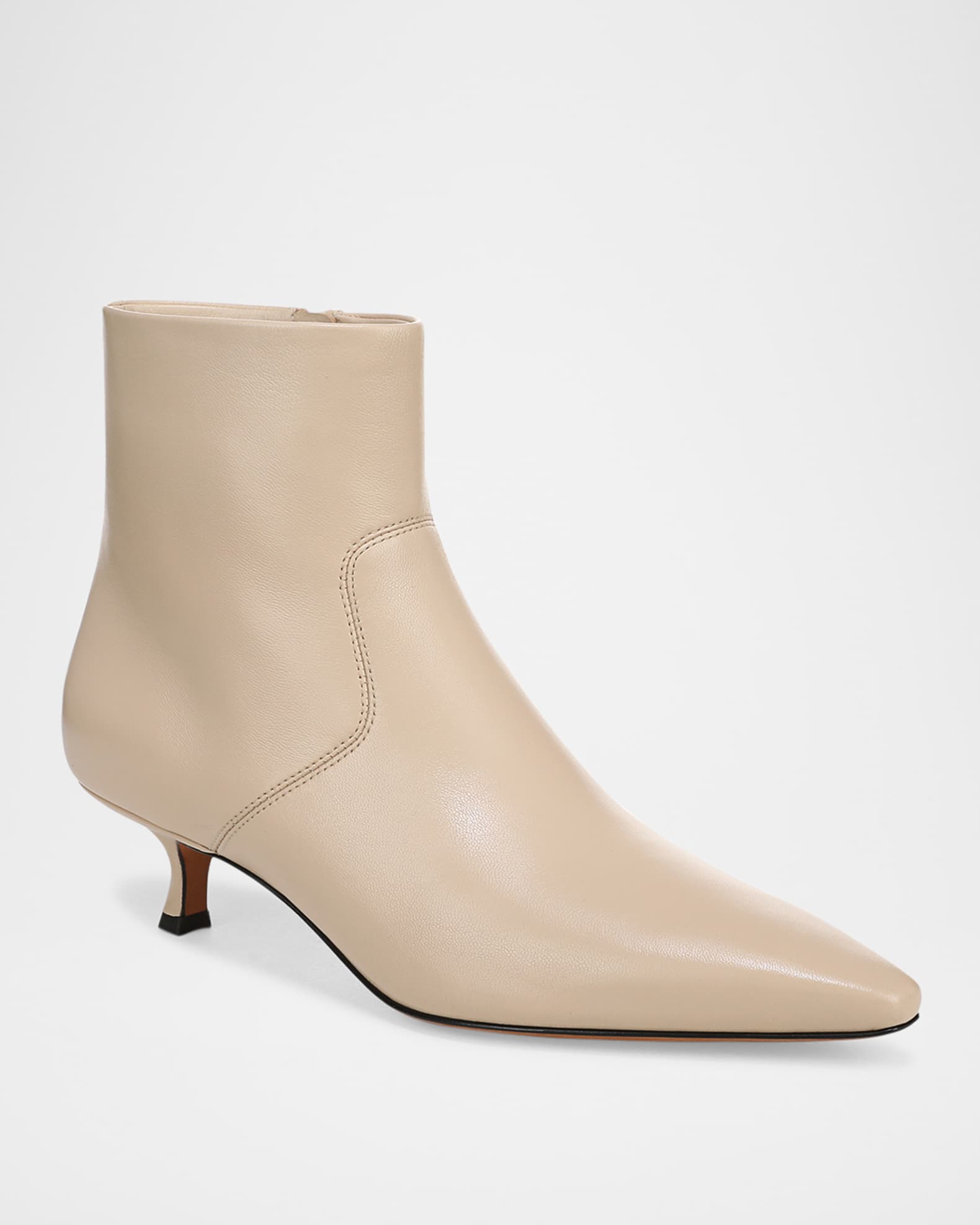 Vince Simone Leather Ankle Boots | Neiman Marcus
