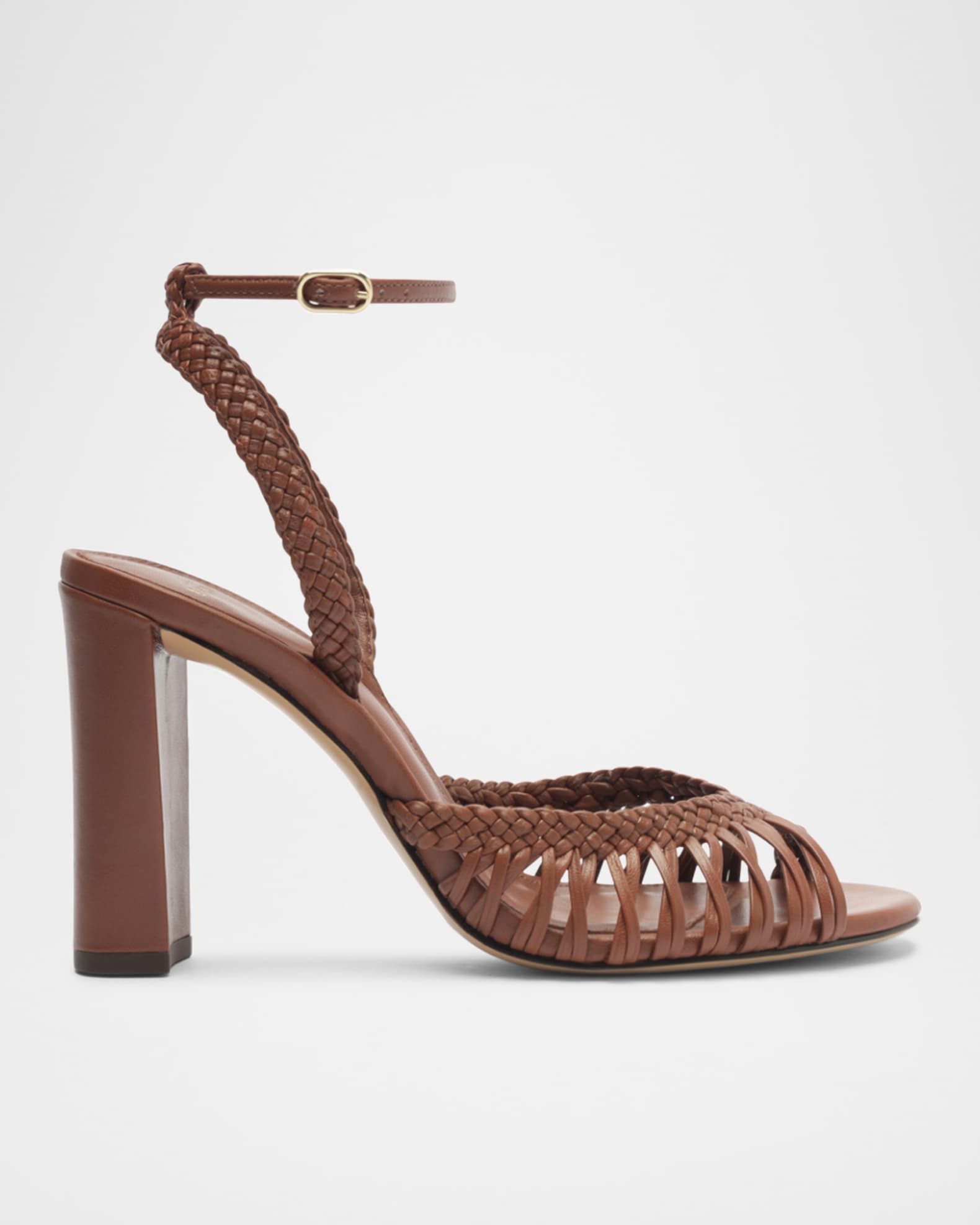 Alexandre Birman Agatha 90 Leather Sandals | Neiman Marcus
