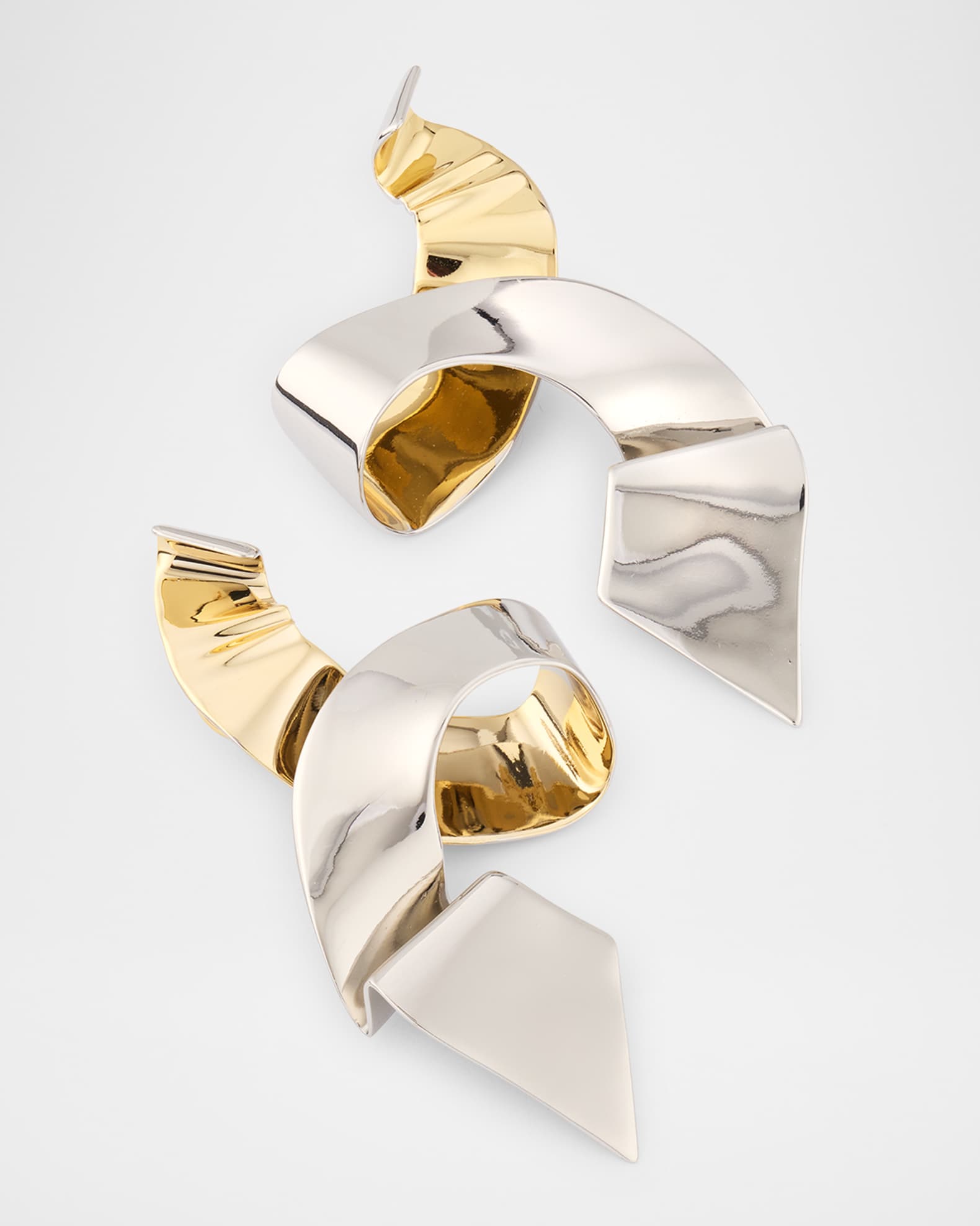 DEMARSON Two Tone Phaedra Earrings | Neiman Marcus