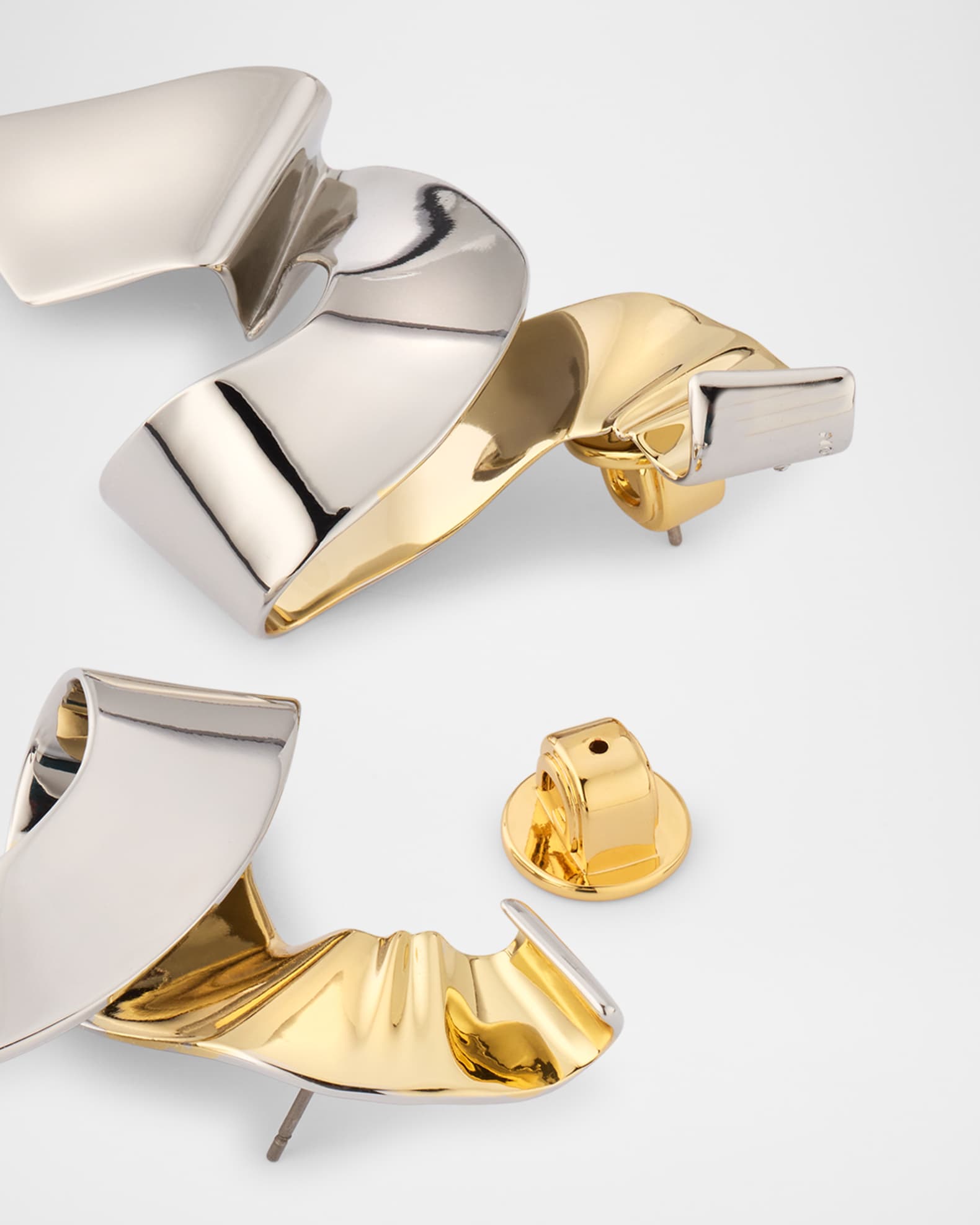 DEMARSON Two Tone Phaedra Earrings | Neiman Marcus