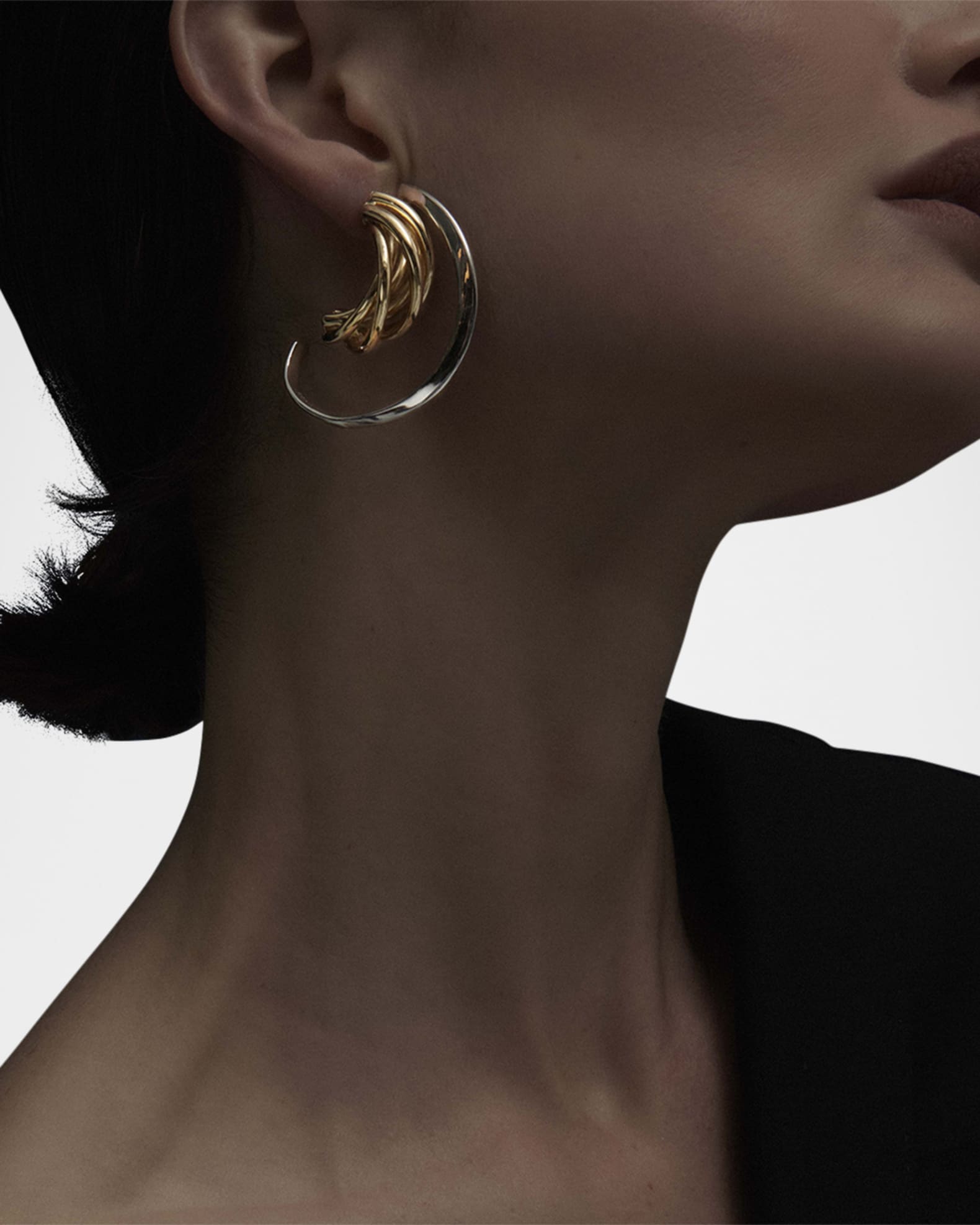 DEMARSON Chelsea Hoop Earrings | Neiman Marcus