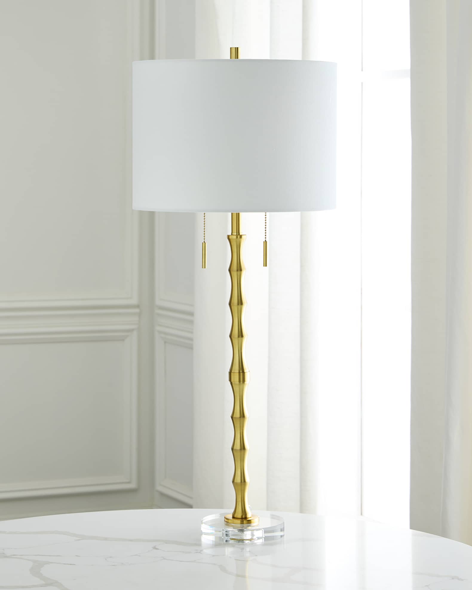 Couture Lamps Bamboo 34" Table Lamp | Neiman Marcus