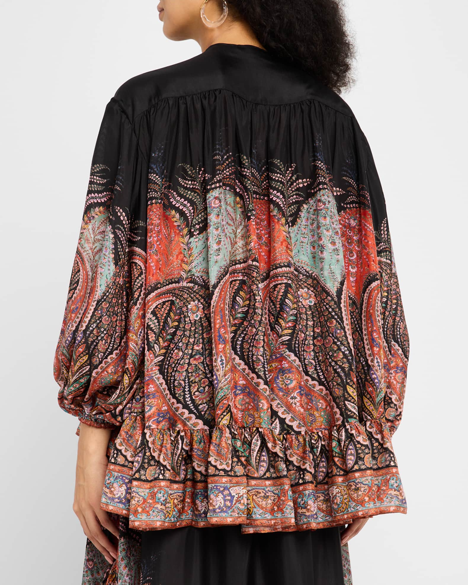 Zimmermann Rhiannon Ruffle Billow Blouse | Neiman Marcus