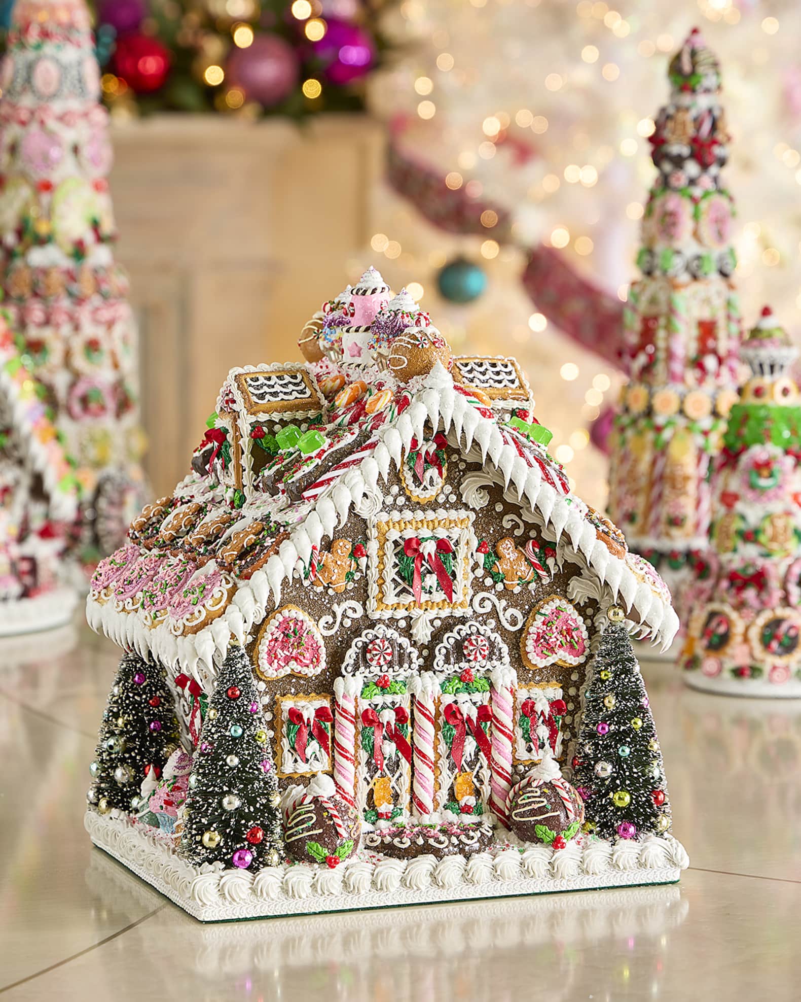 Sweet Savannah Large Gingerbread House | Neiman Marcus