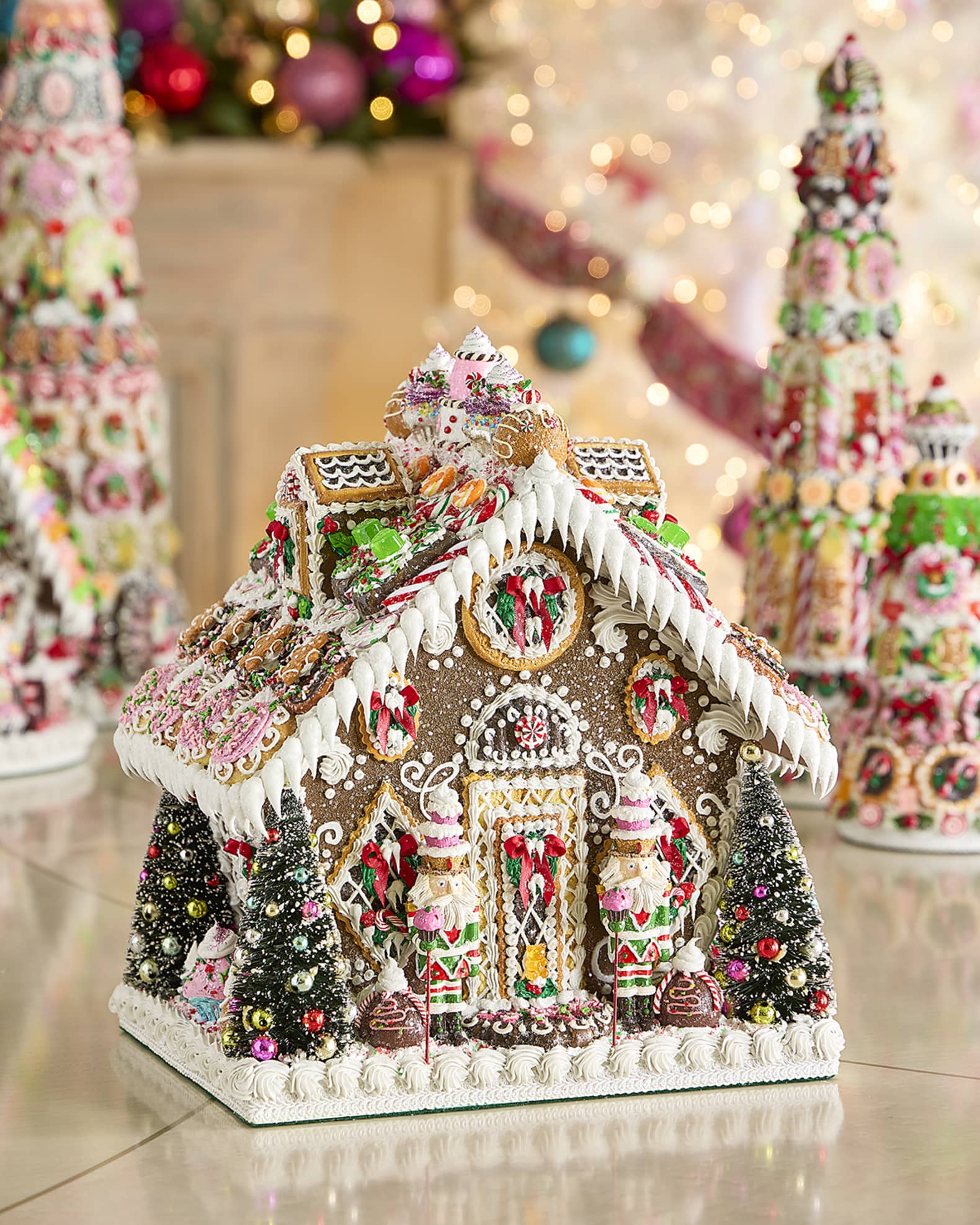 Sweet Savannah Large Gingerbread House | Neiman Marcus