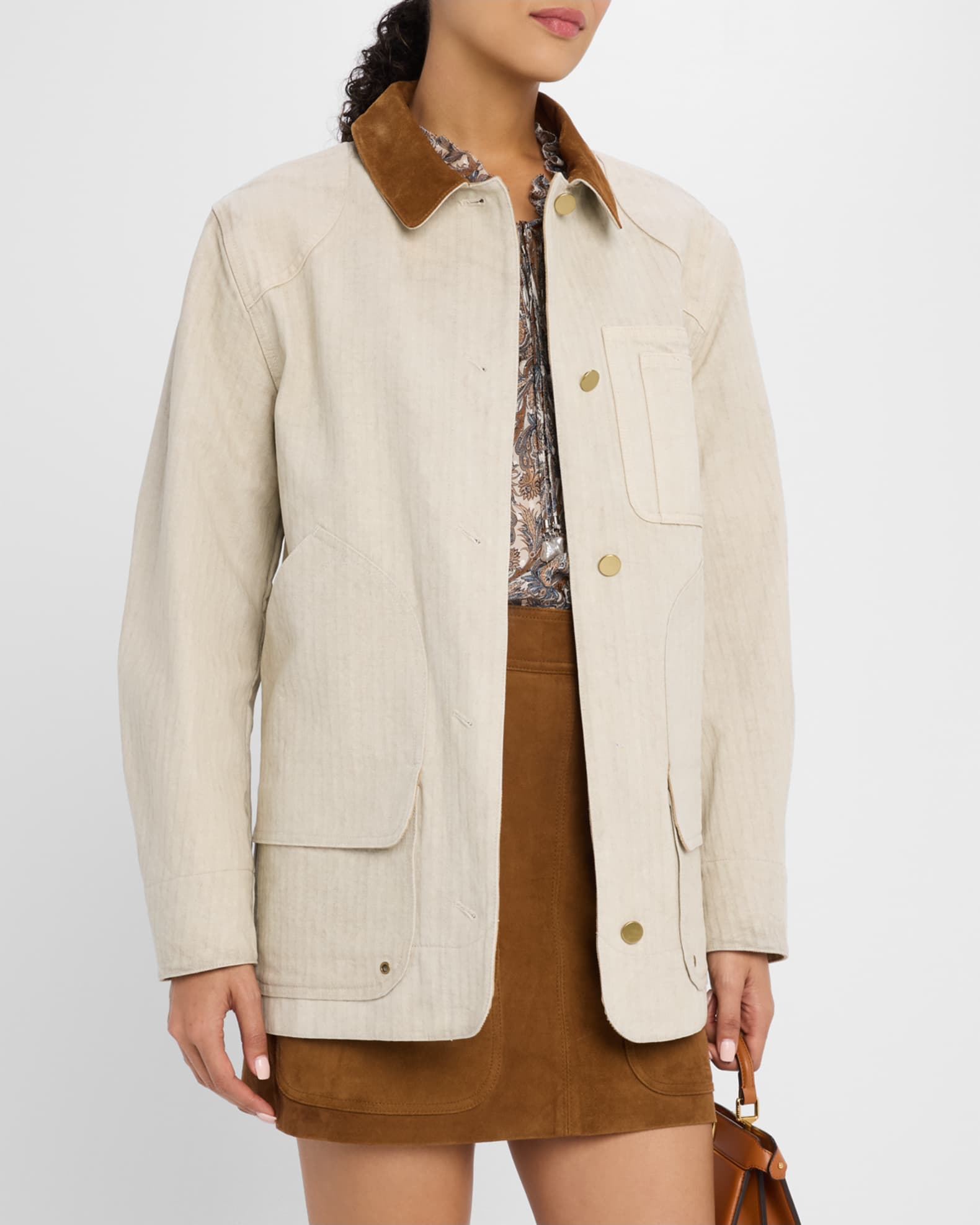Veronica Beard Abbas Barn Jacket | Neiman Marcus