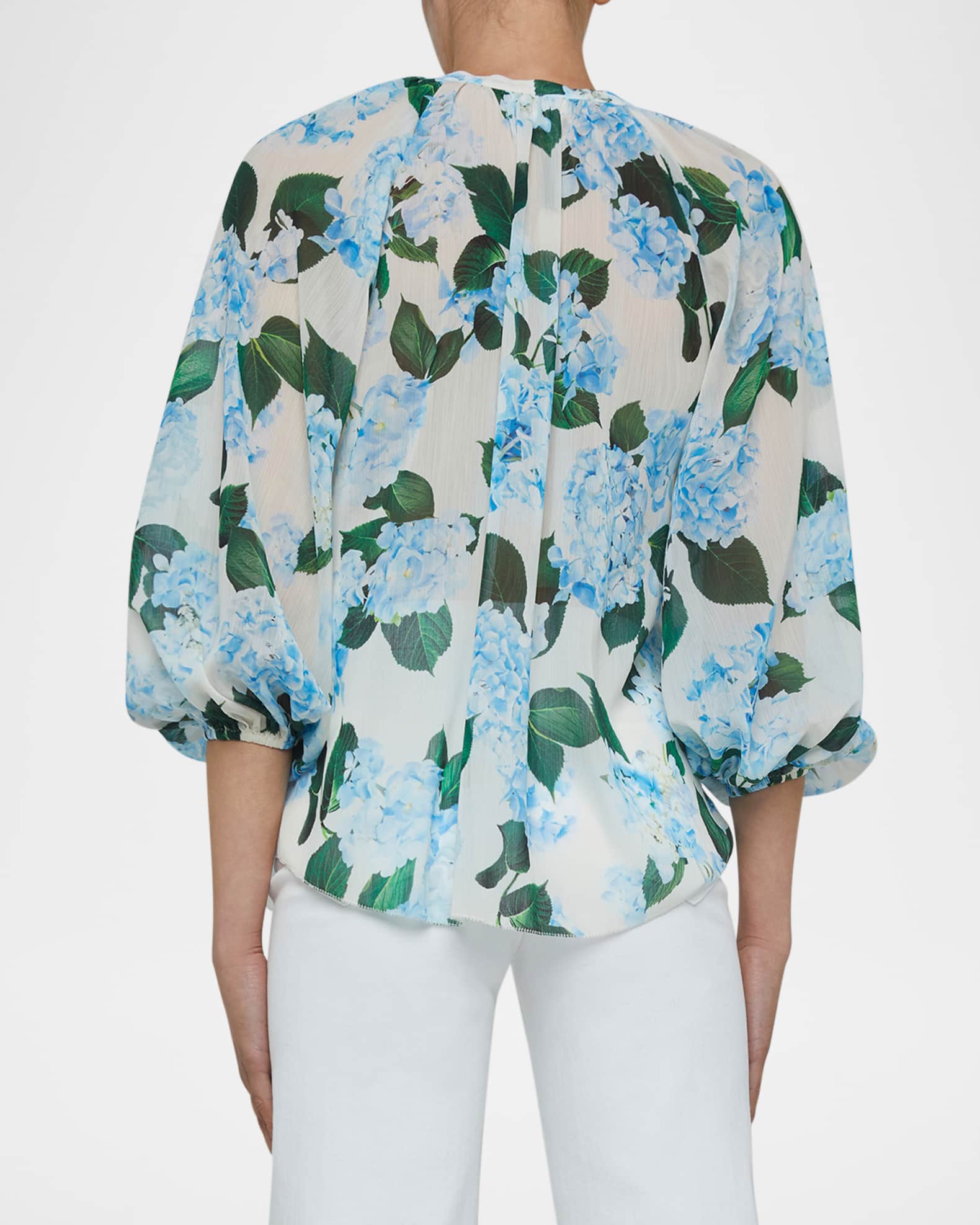 L'Agence Teagan Dolman-Sleeve Blouse | Neiman Marcus