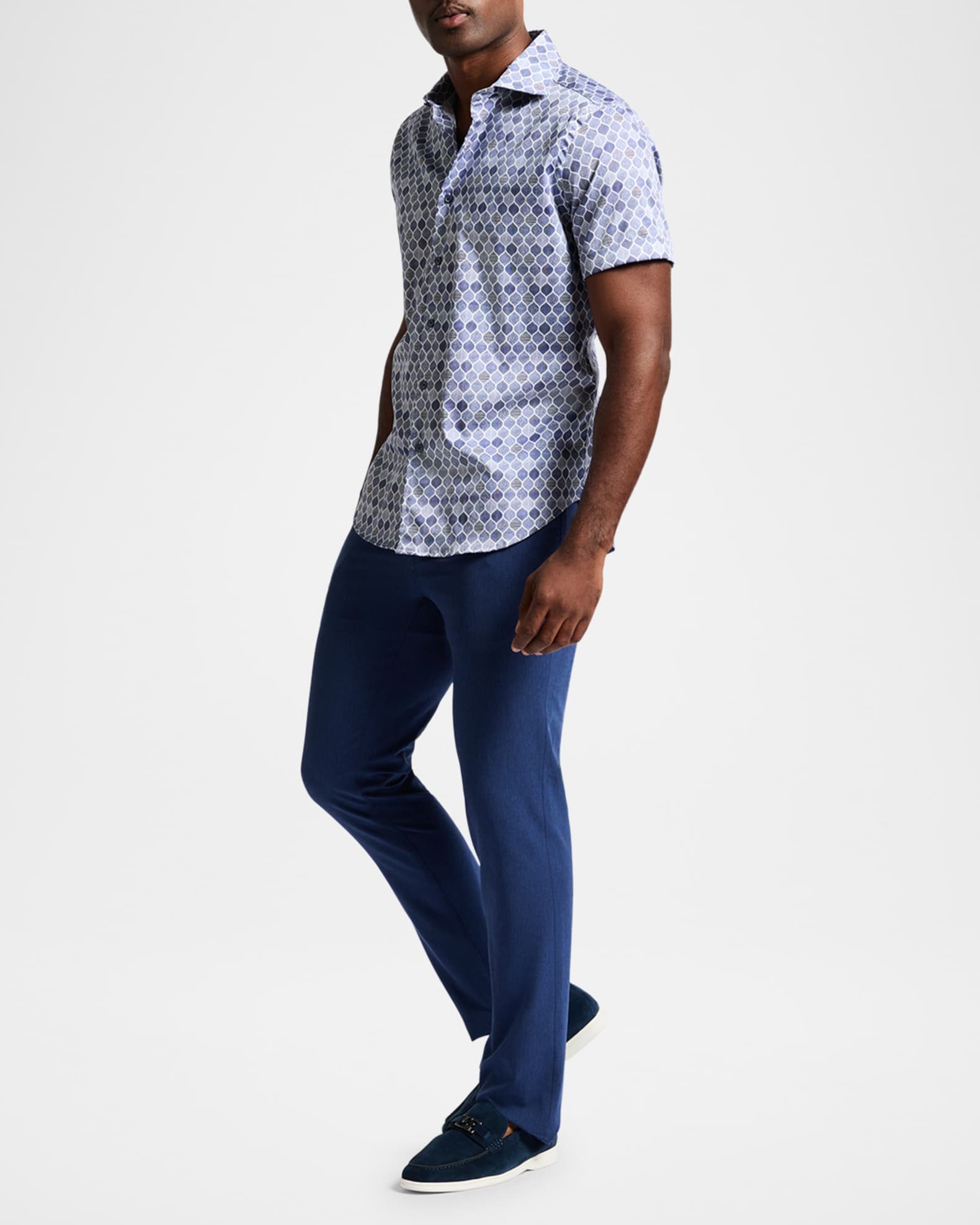 Robert Graham Men's Rowan Short-Sleeve Shirt | Neiman Marcus