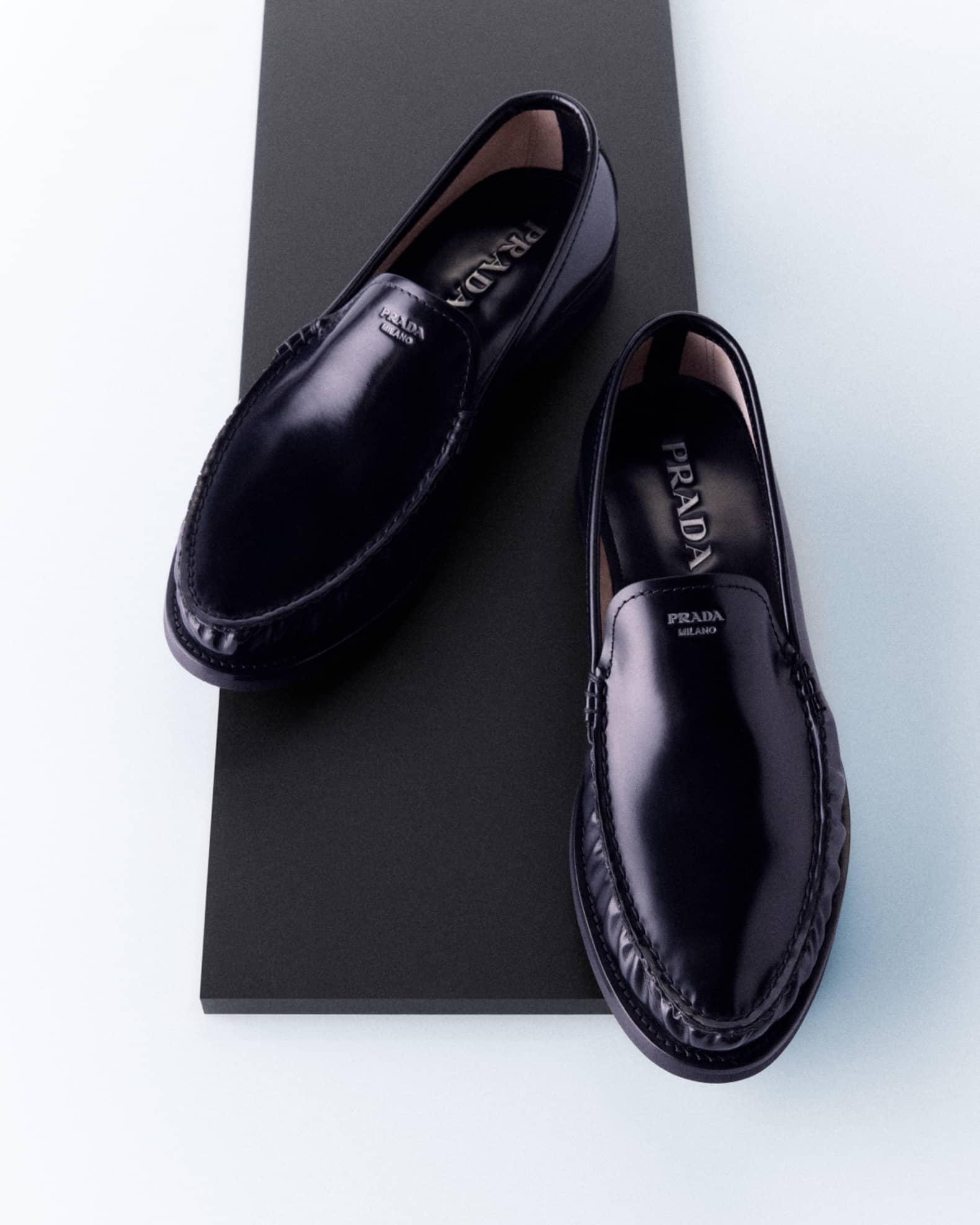 Prada Men's Venetian Loafers | Neiman Marcus