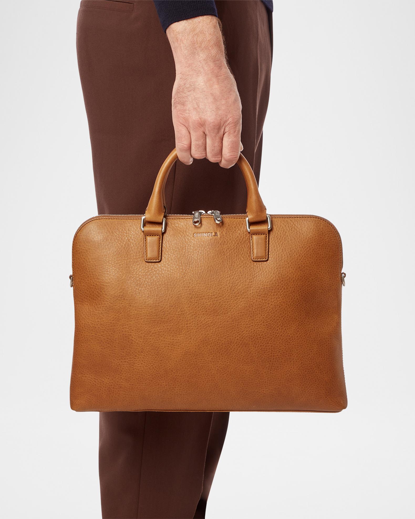 Shinola Men's Leather Portfolio Brief | Neiman Marcus