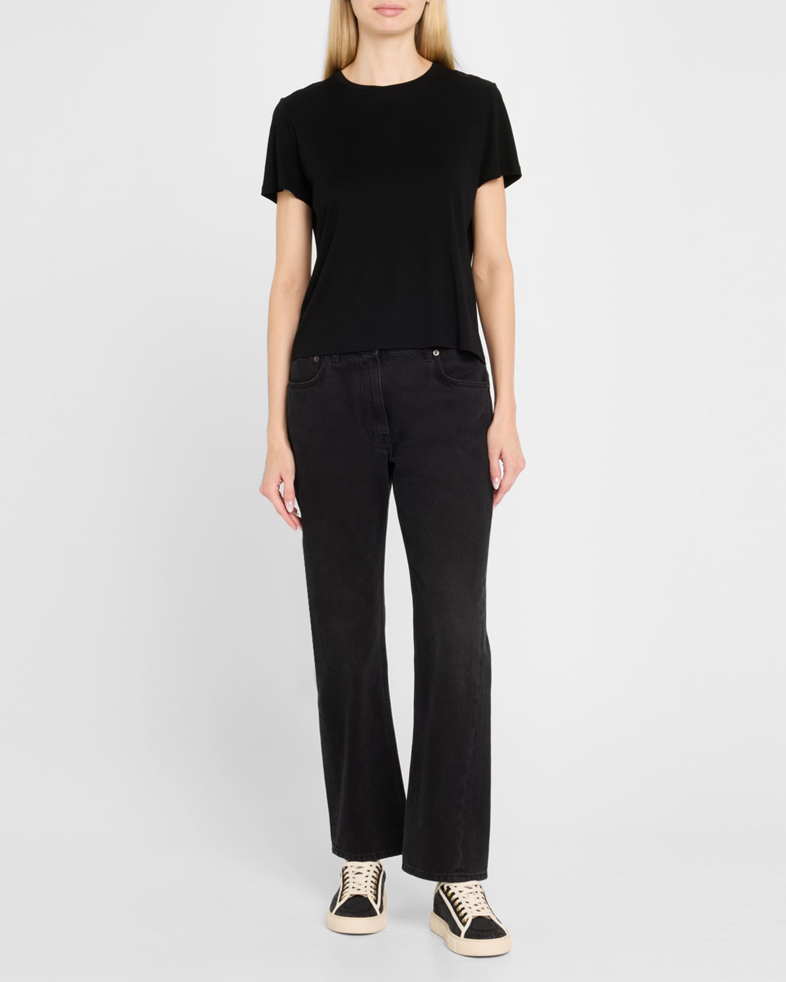 Versace La Greca Embroidered Low-Top Sneakers | Neiman Marcus