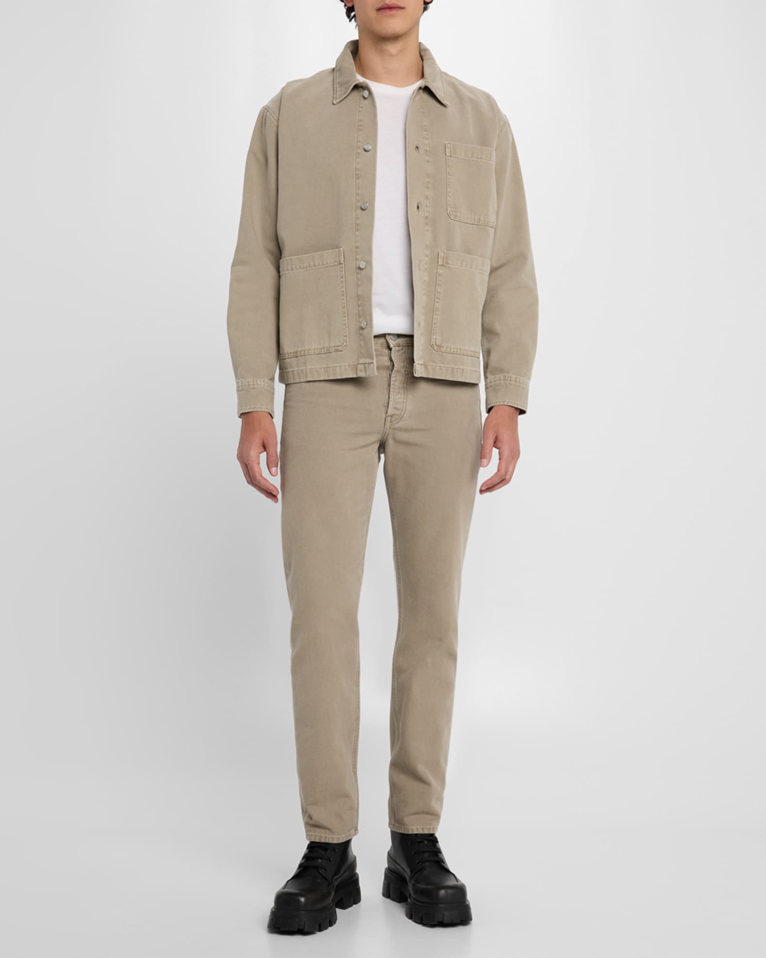 FRAME Men's Canvas Chore Coat | Neiman Marcus