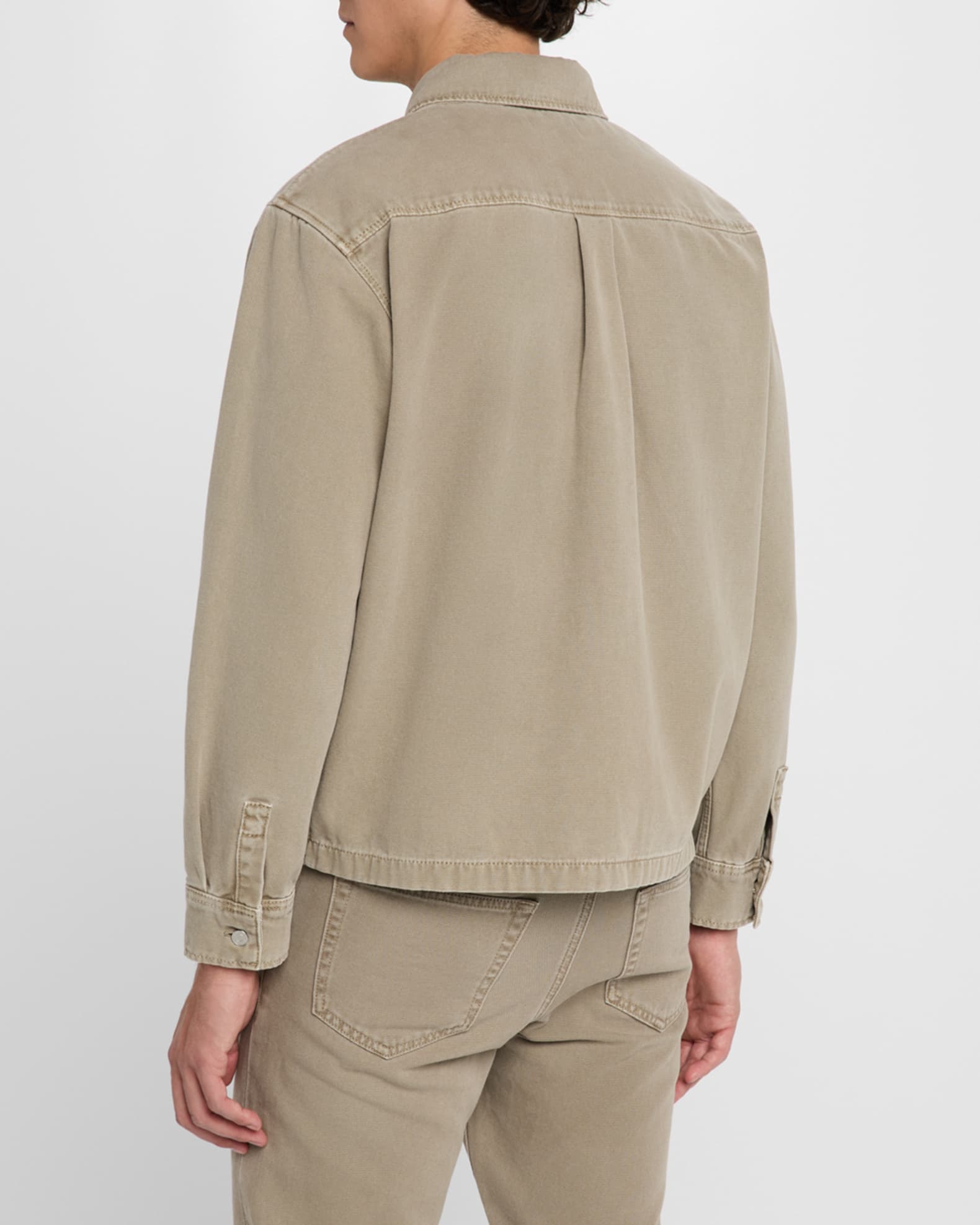 FRAME Men's Canvas Chore Coat | Neiman Marcus