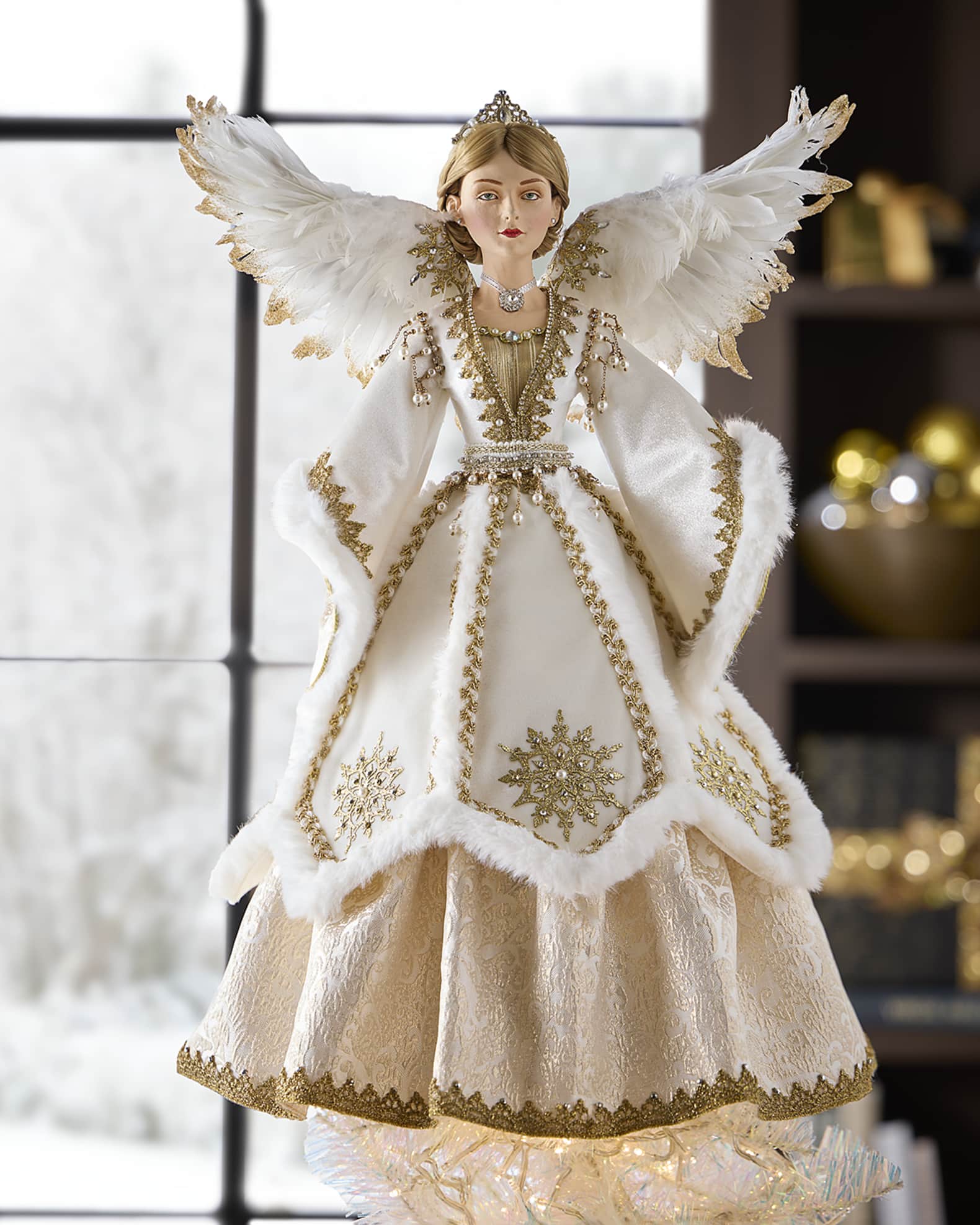 Katherine's Collection Arabelle Angel Tree Topper | Neiman Marcus