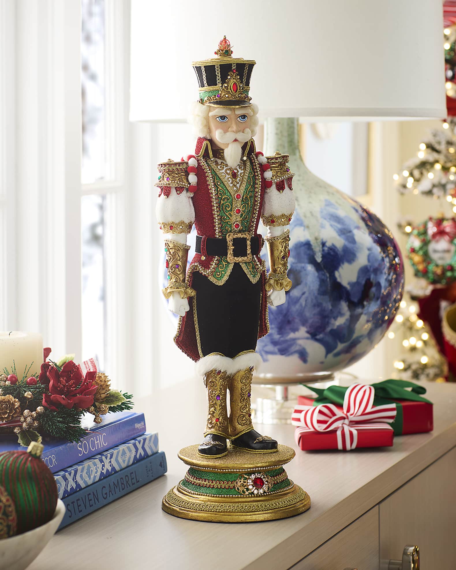 Katherine's Collection Commandant Pierson Pecan Tabletop Nutcracker ...