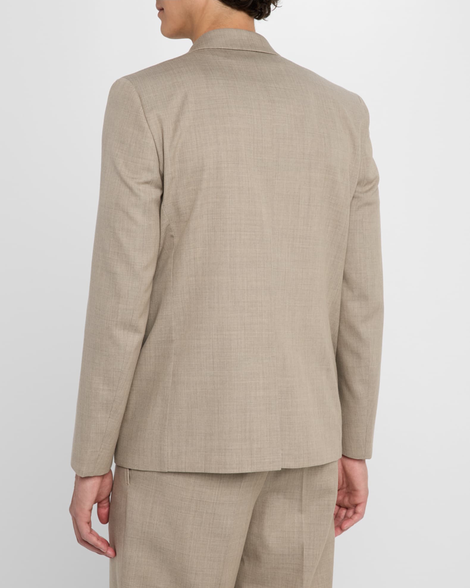 FRAME Men's Double-Breasted Wool Blazer | Neiman Marcus