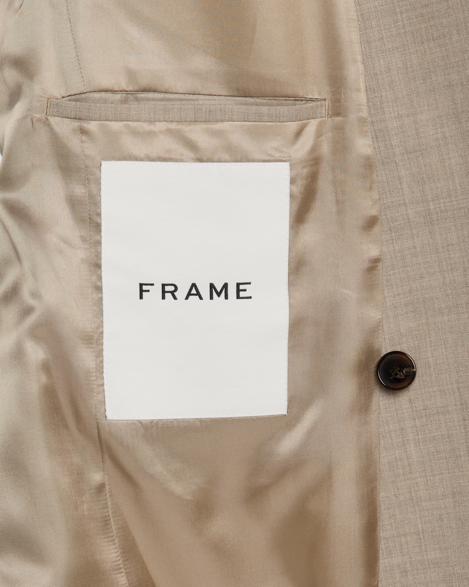FRAME Men's Double-Breasted Wool Blazer | Neiman Marcus
