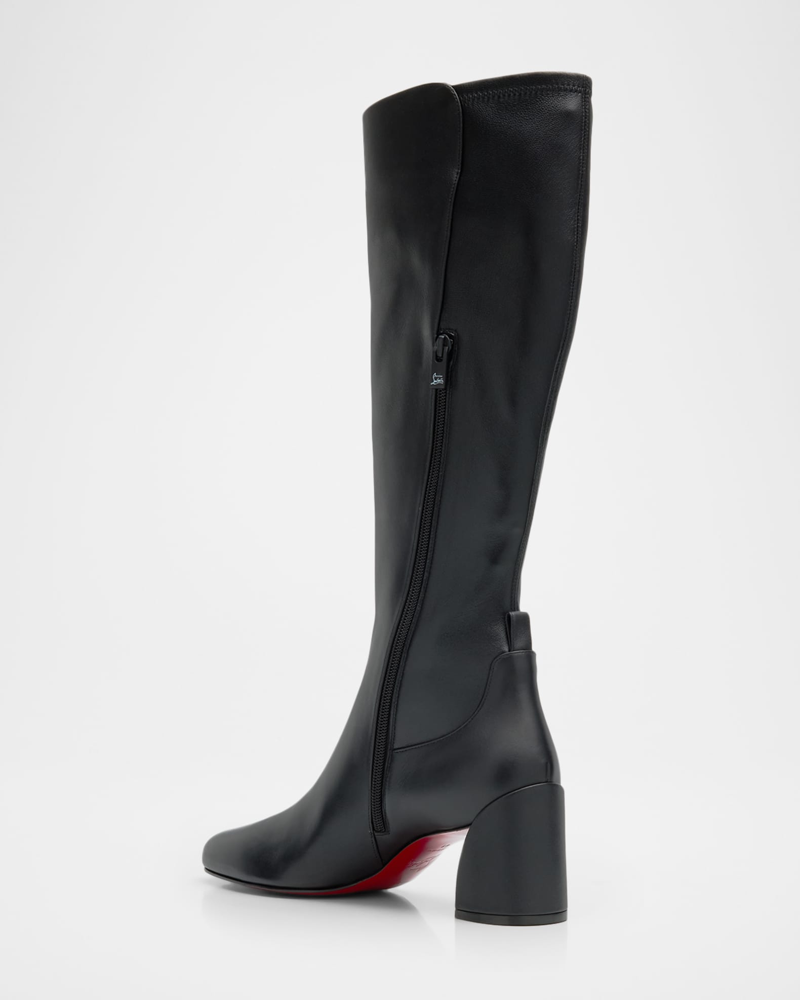 Christian Louboutin 55mm Jane Botta Leather Knee-High Boots | Neiman Marcus
